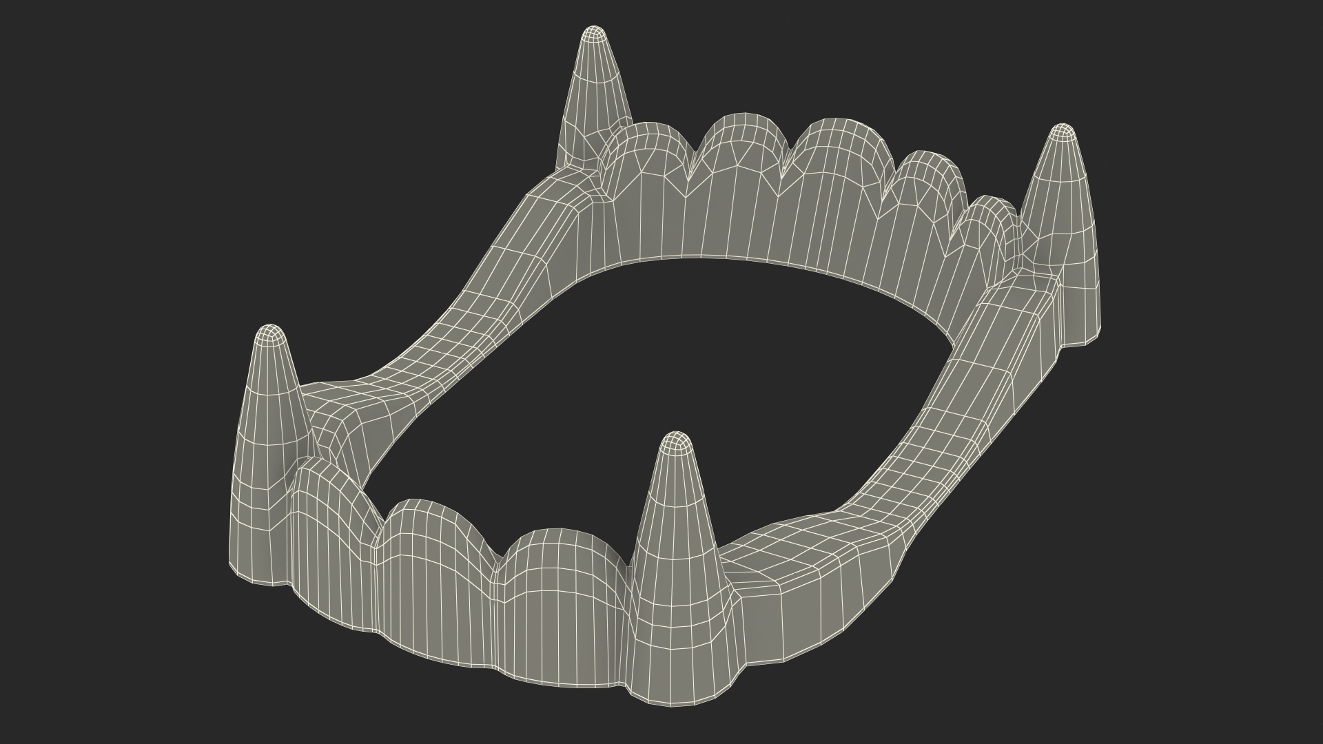 Vampire Teeth Green Model - TurboSquid 1781663