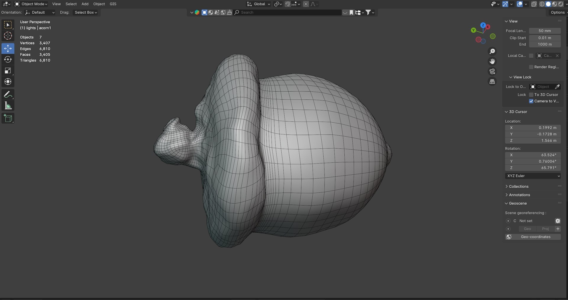 3D Model Acorn Set - TurboSquid 2408816