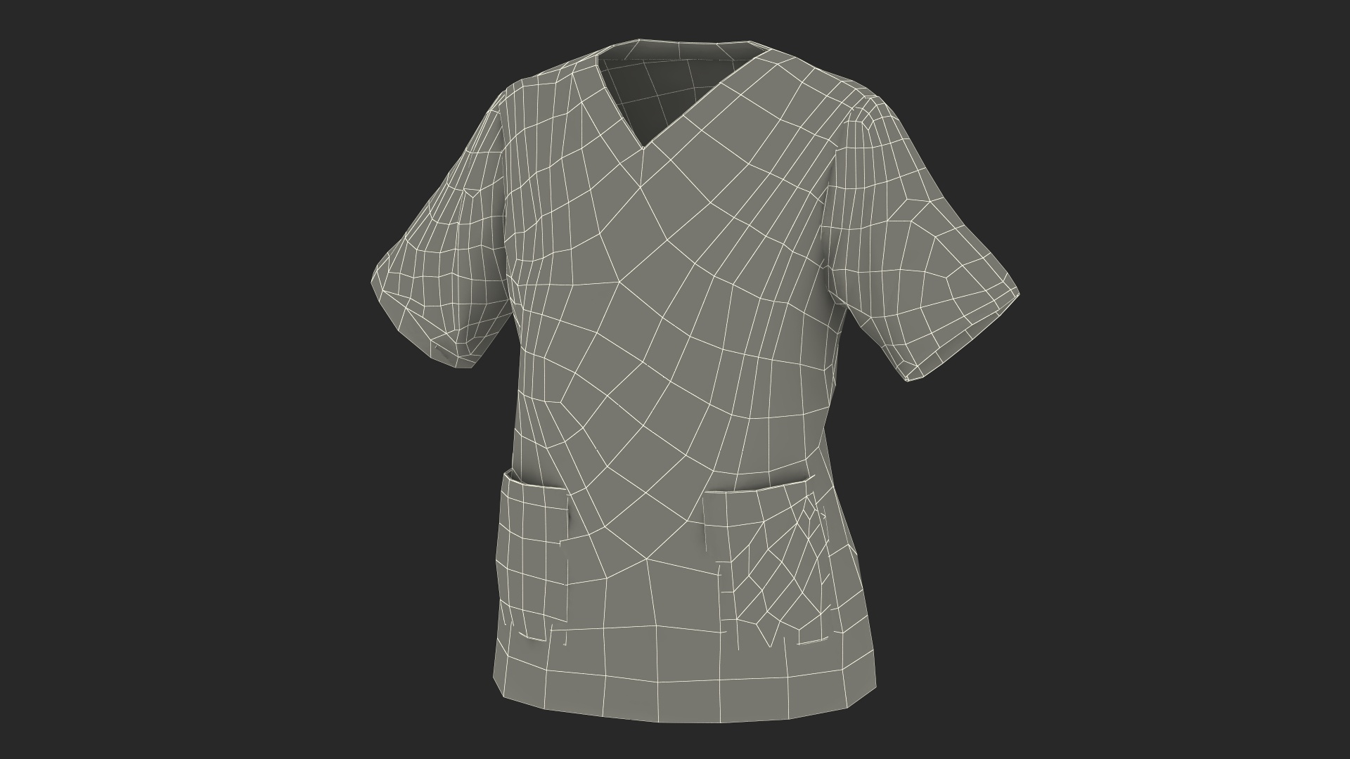 3D Medical Scrub Top Model - TurboSquid 2192786