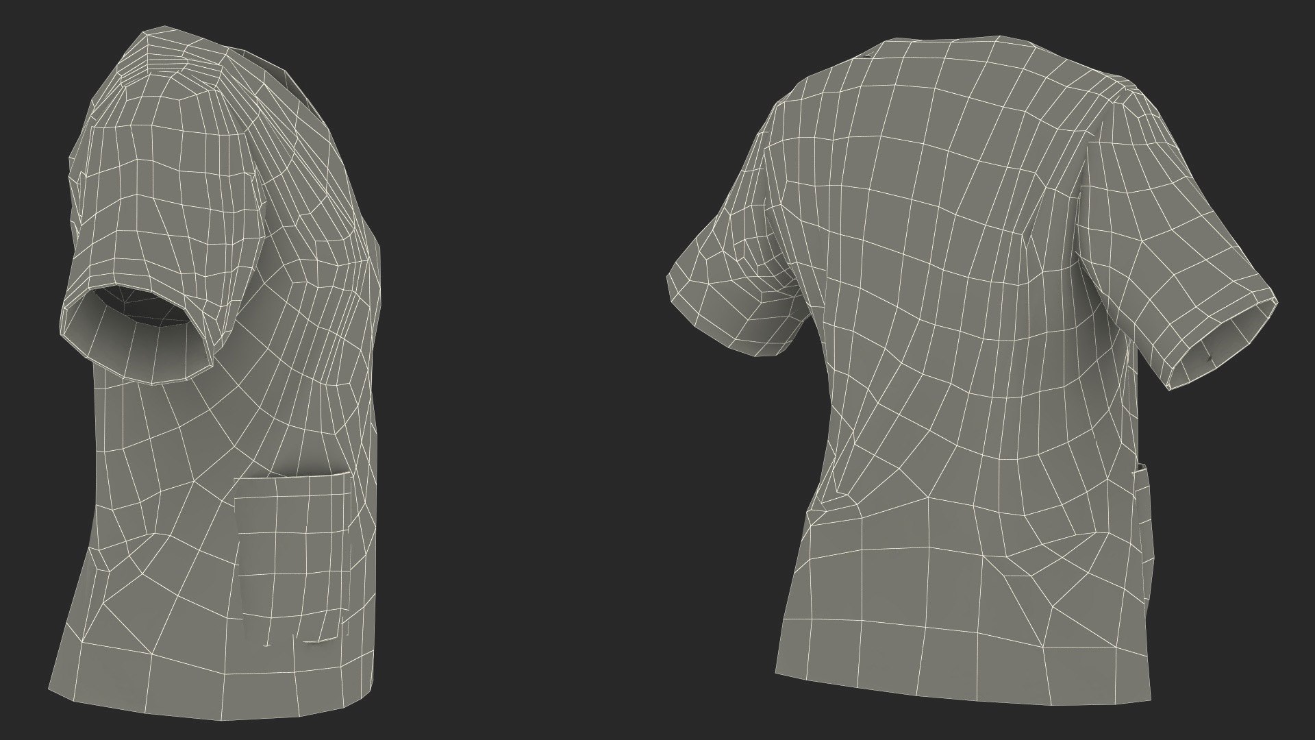 3D Medical Scrub Top Model - TurboSquid 2192786