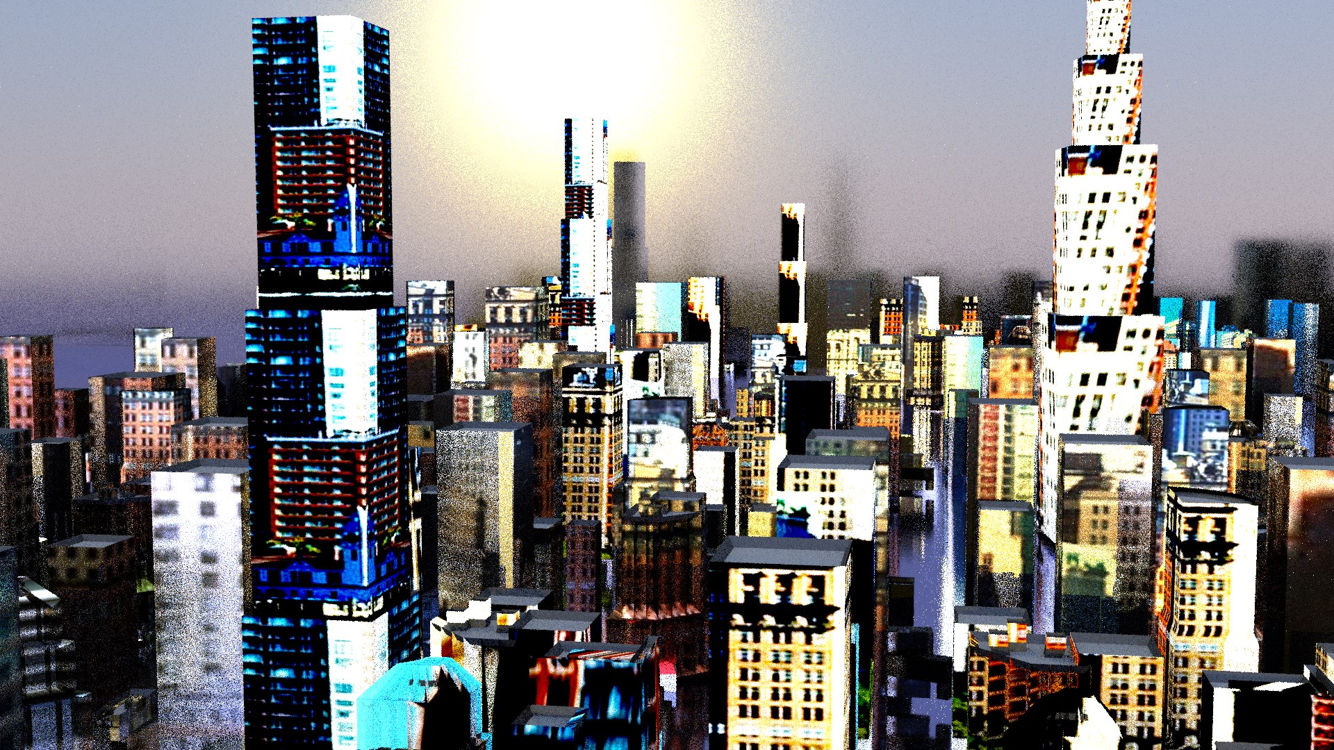 Cityscape At Daylight Model - TurboSquid 1776366