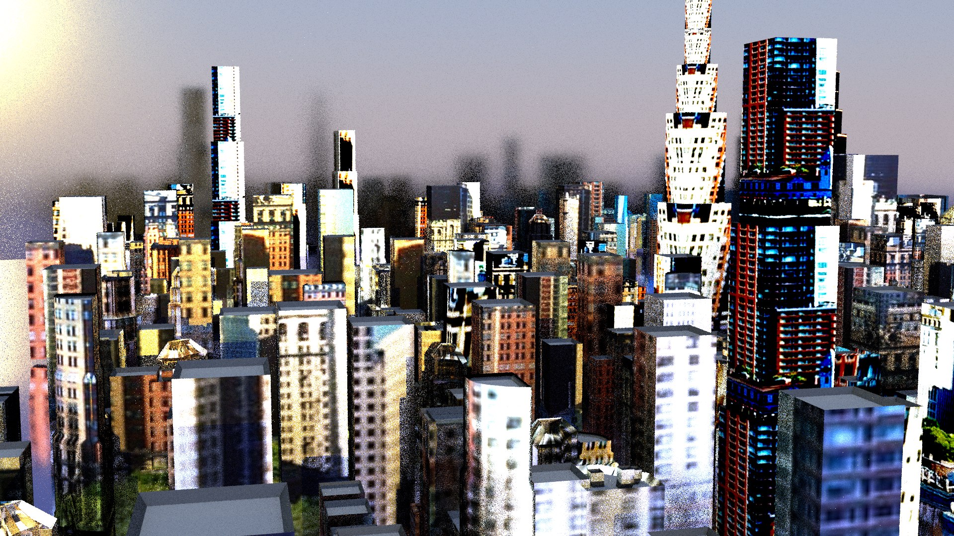 Cityscape At Daylight Model - TurboSquid 1776366