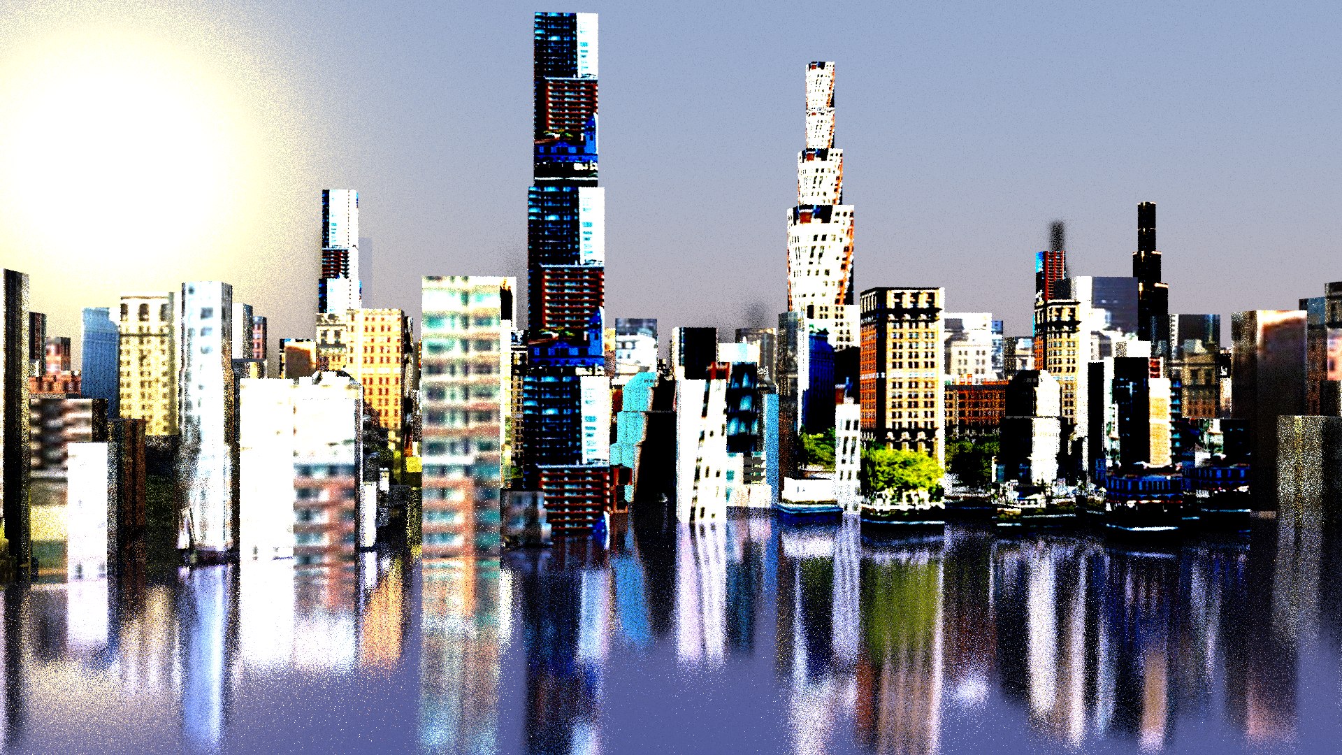 Cityscape At Daylight Model - TurboSquid 1776366