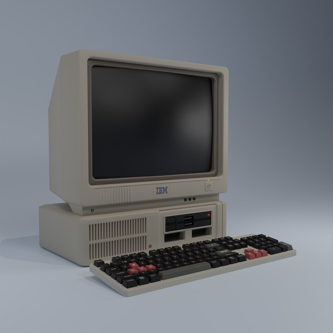 IBM Retro PC 3D - TurboSquid 1727659
