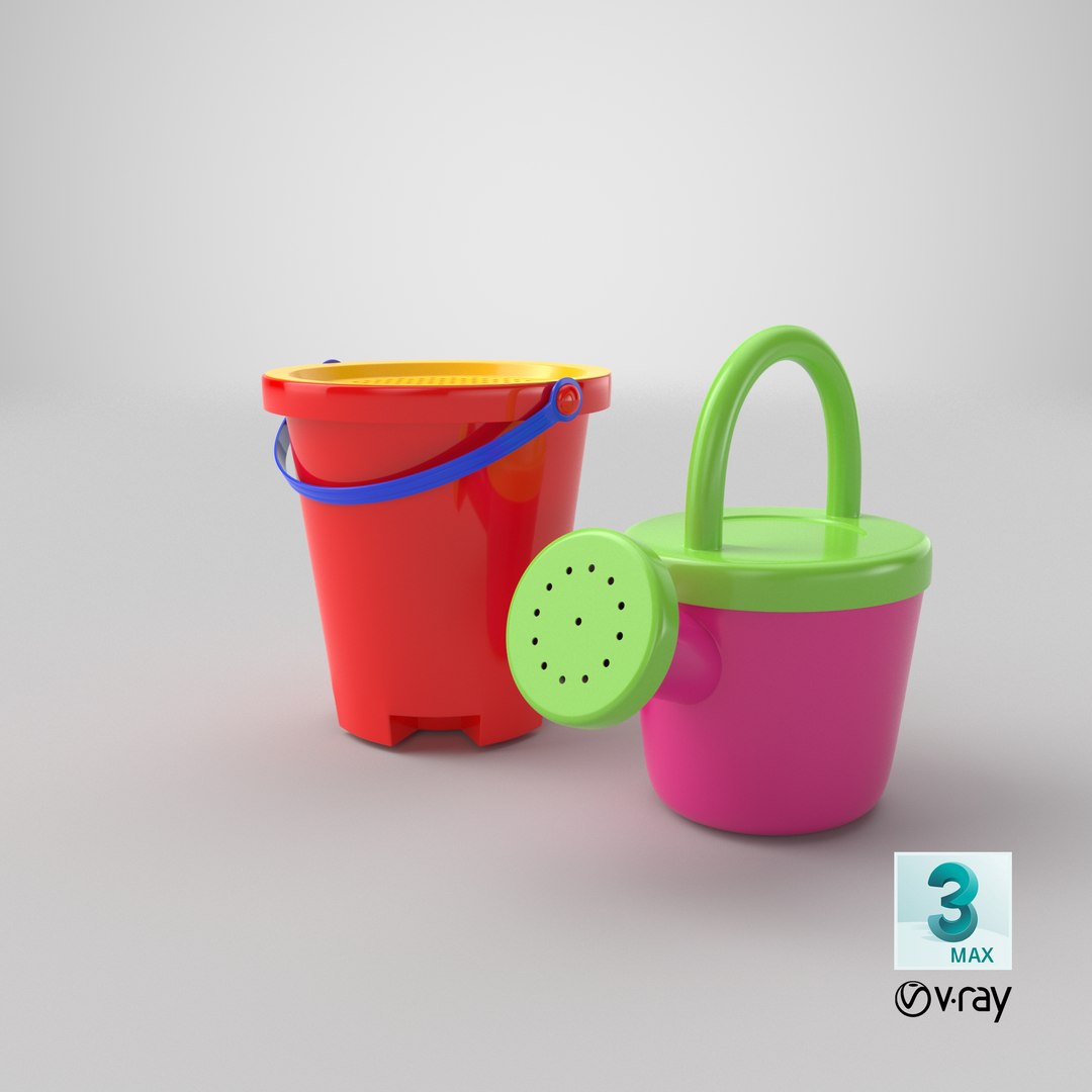 3D sand bucket model - TurboSquid 1683454