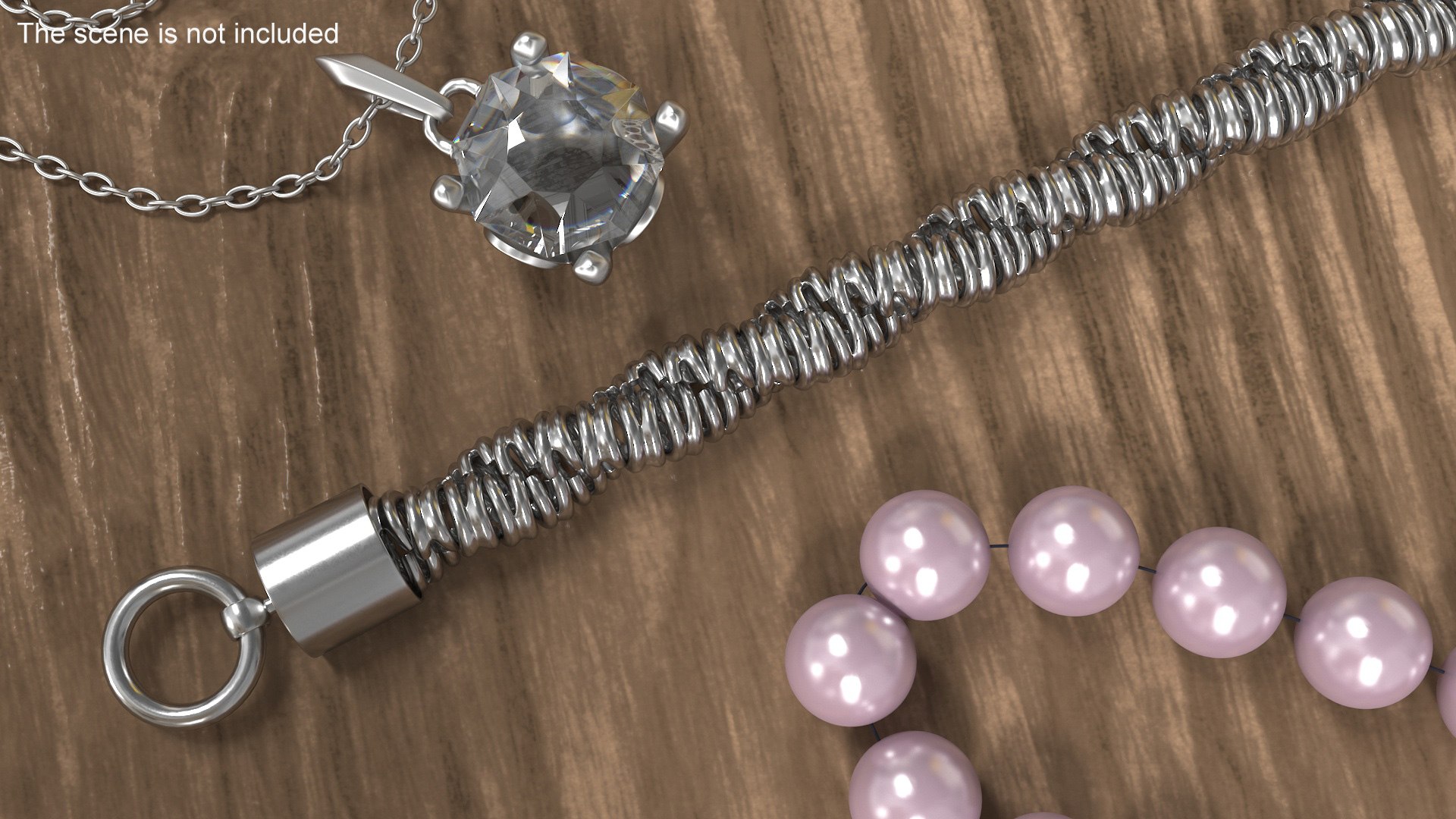 Rope Chain Silver 3D Model - TurboSquid 2243119