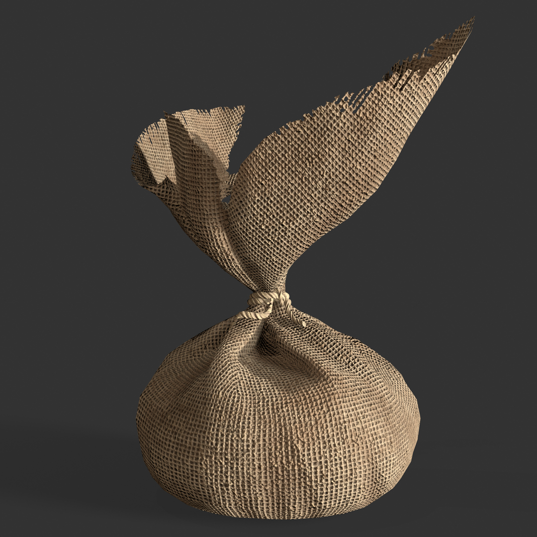 3D Medieval Cheese Sacks - TurboSquid 1743194