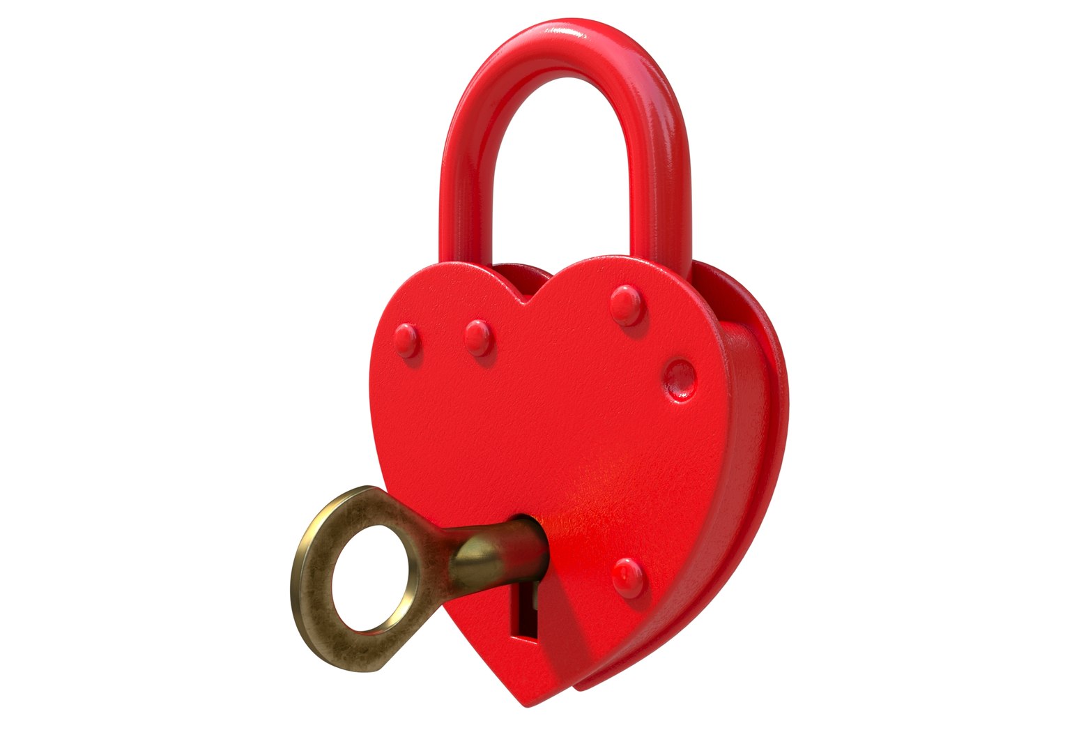 3D Model Heart Lock 2 - TurboSquid 1852372