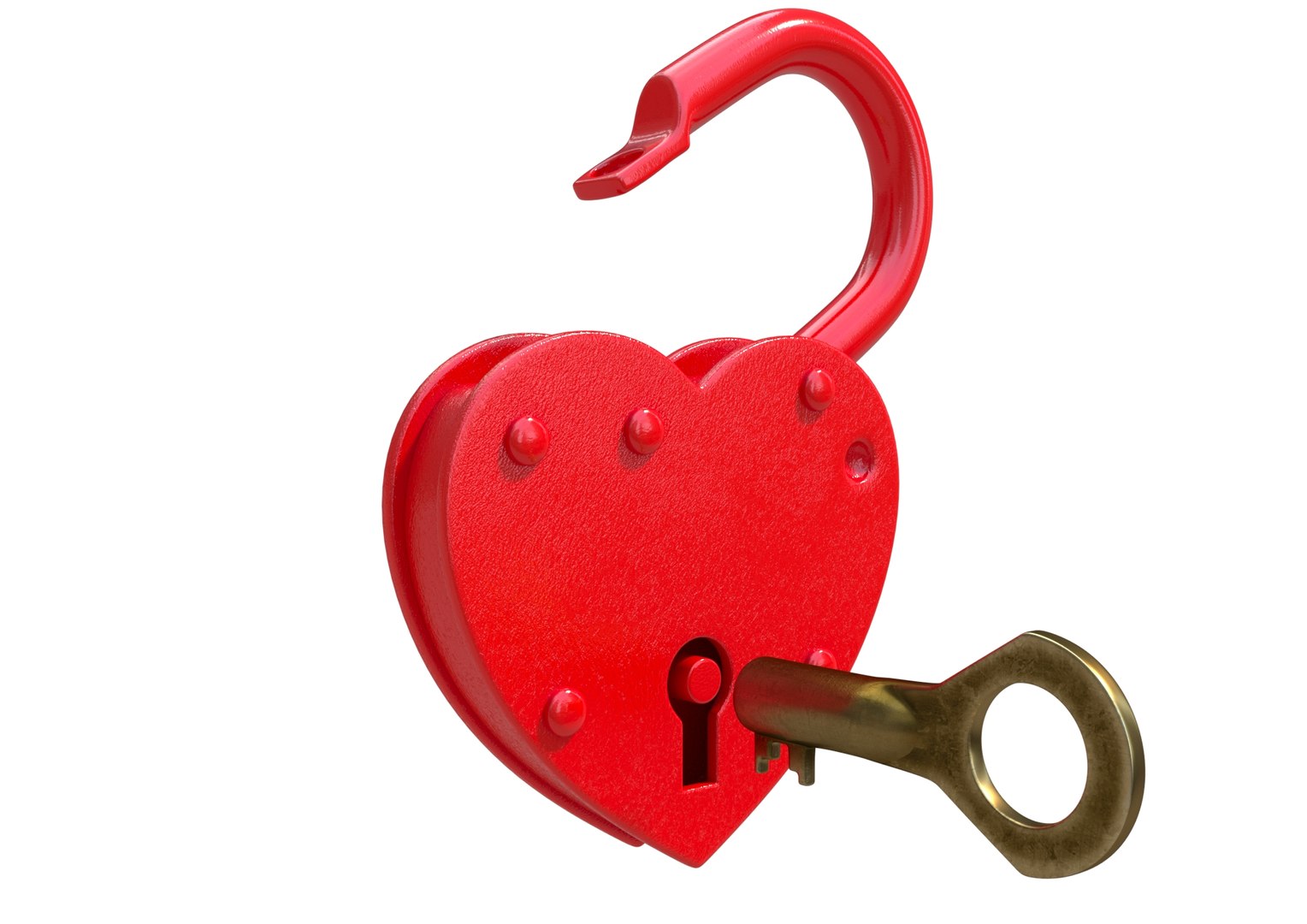 3D Model Heart Lock 2 - TurboSquid 1852372