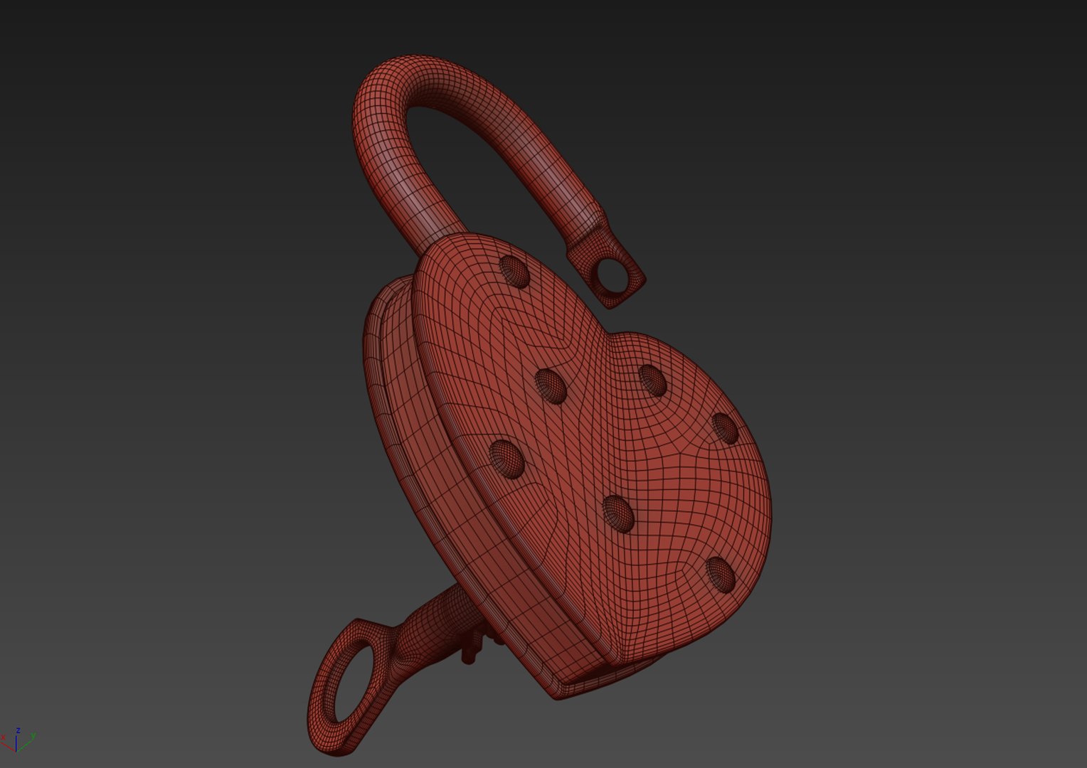 3D Model Heart Lock 2 - TurboSquid 1852372