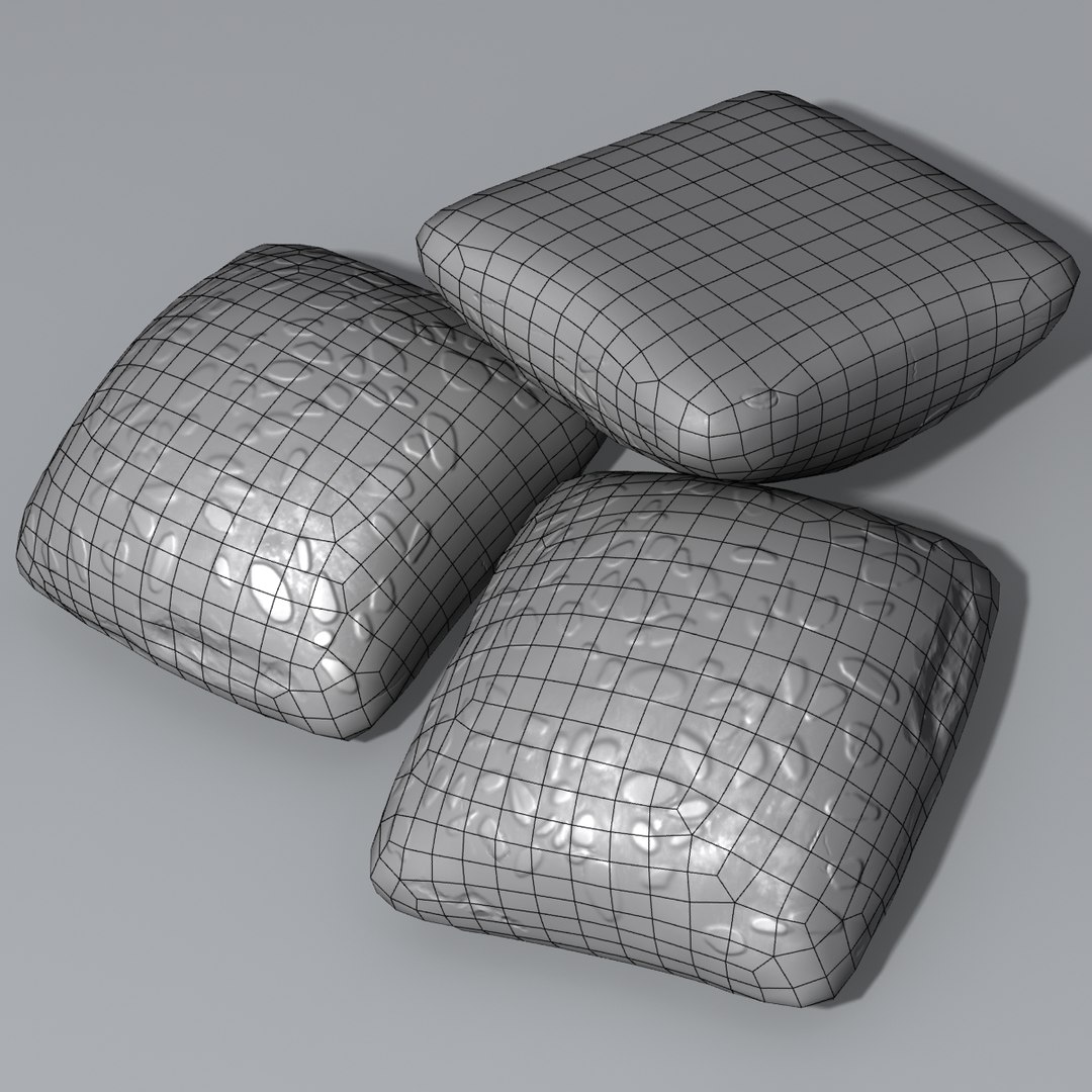 3d Model Sunflower Seeded Bread Roll