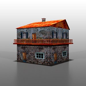 3d model italian house