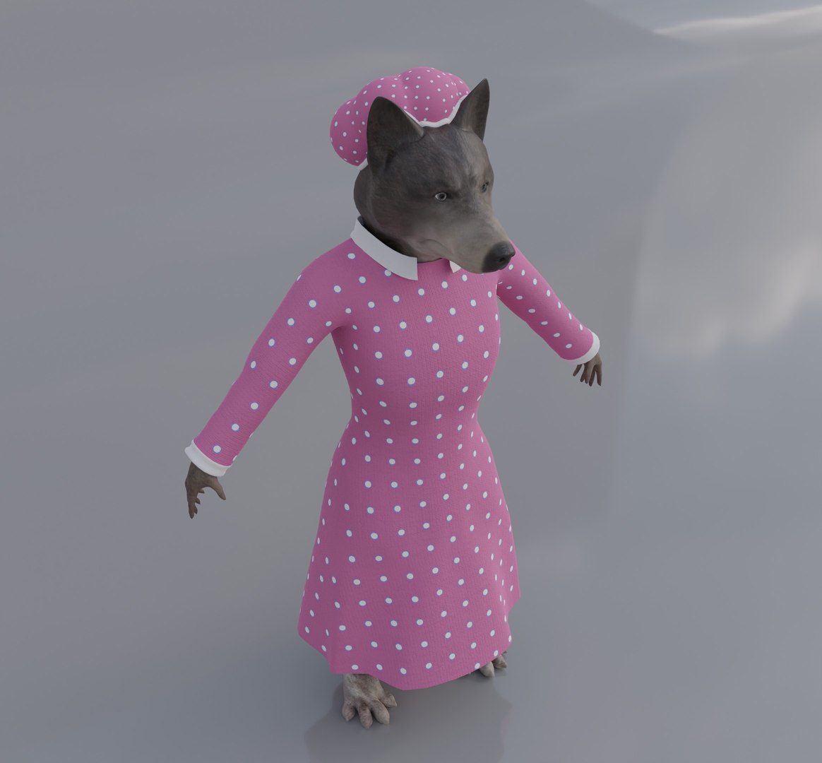 Big Bad Wolf - Wolfie From Shrek 3D Model - TurboSquid 2106151