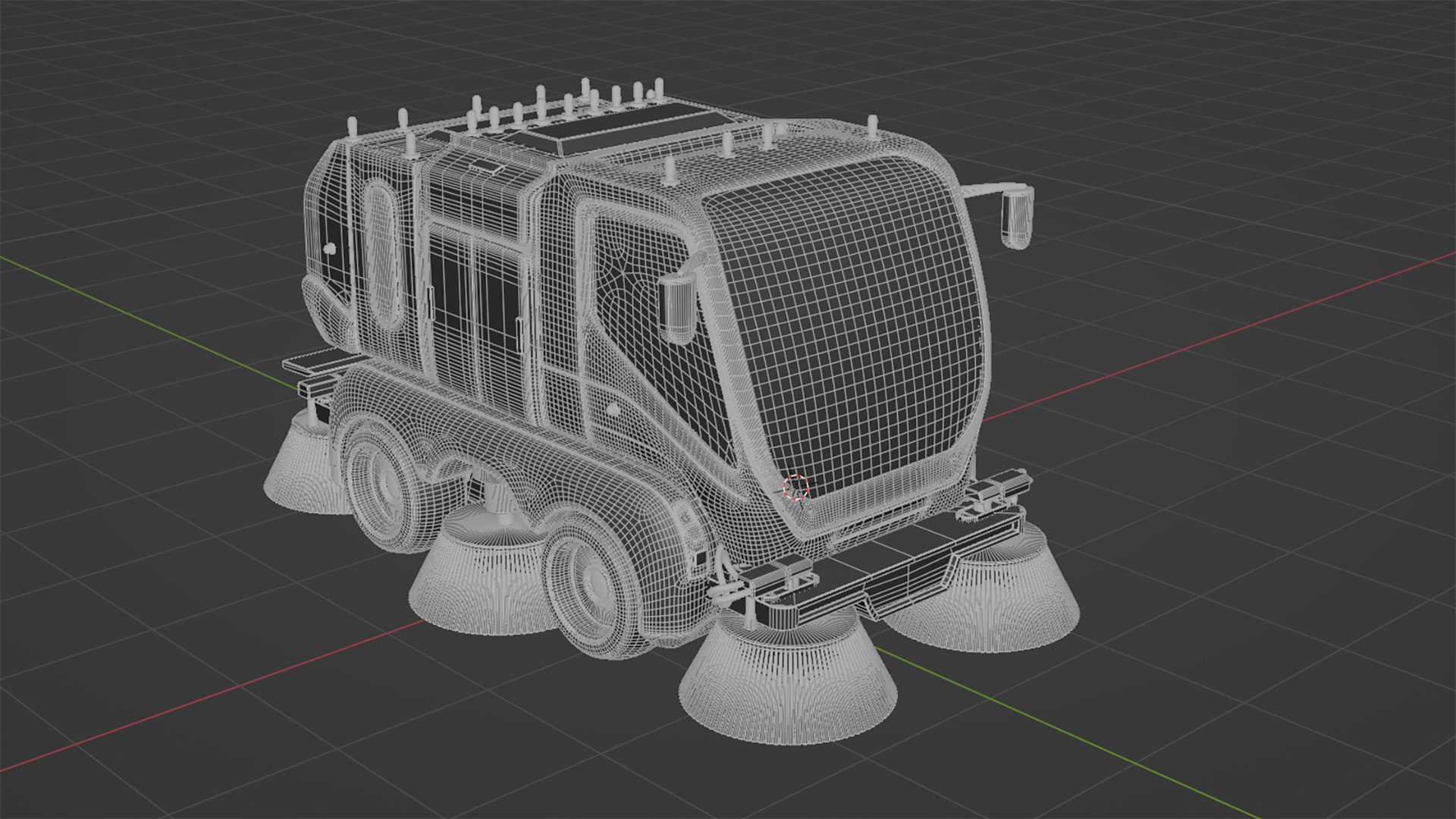 Futuristic Street Sweeper 3D Model - TurboSquid 2290078