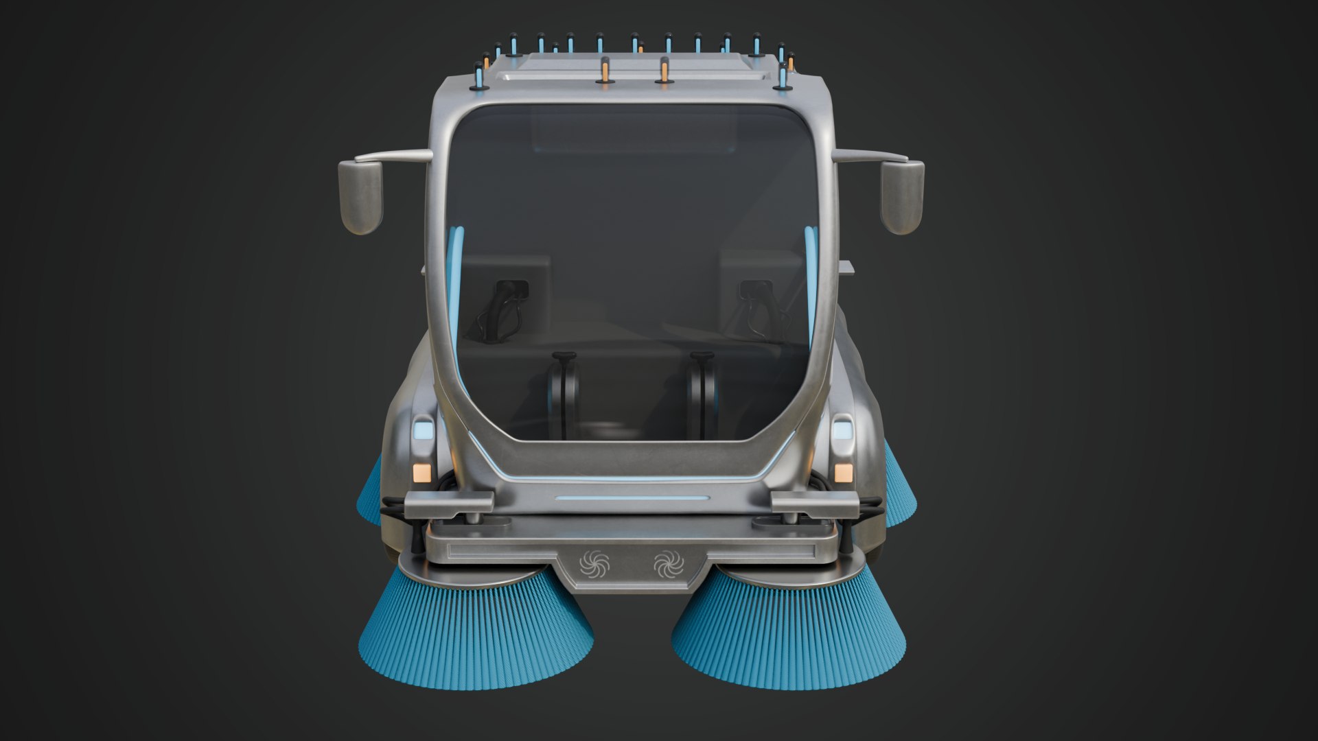 Futuristic Street Sweeper 3D Model - TurboSquid 2290078