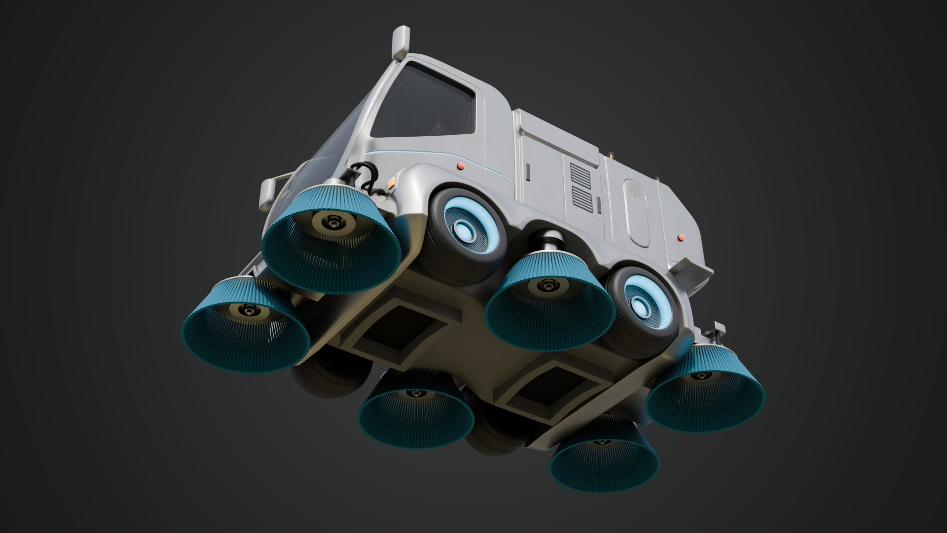 Futuristic Street Sweeper 3D Model - TurboSquid 2290078