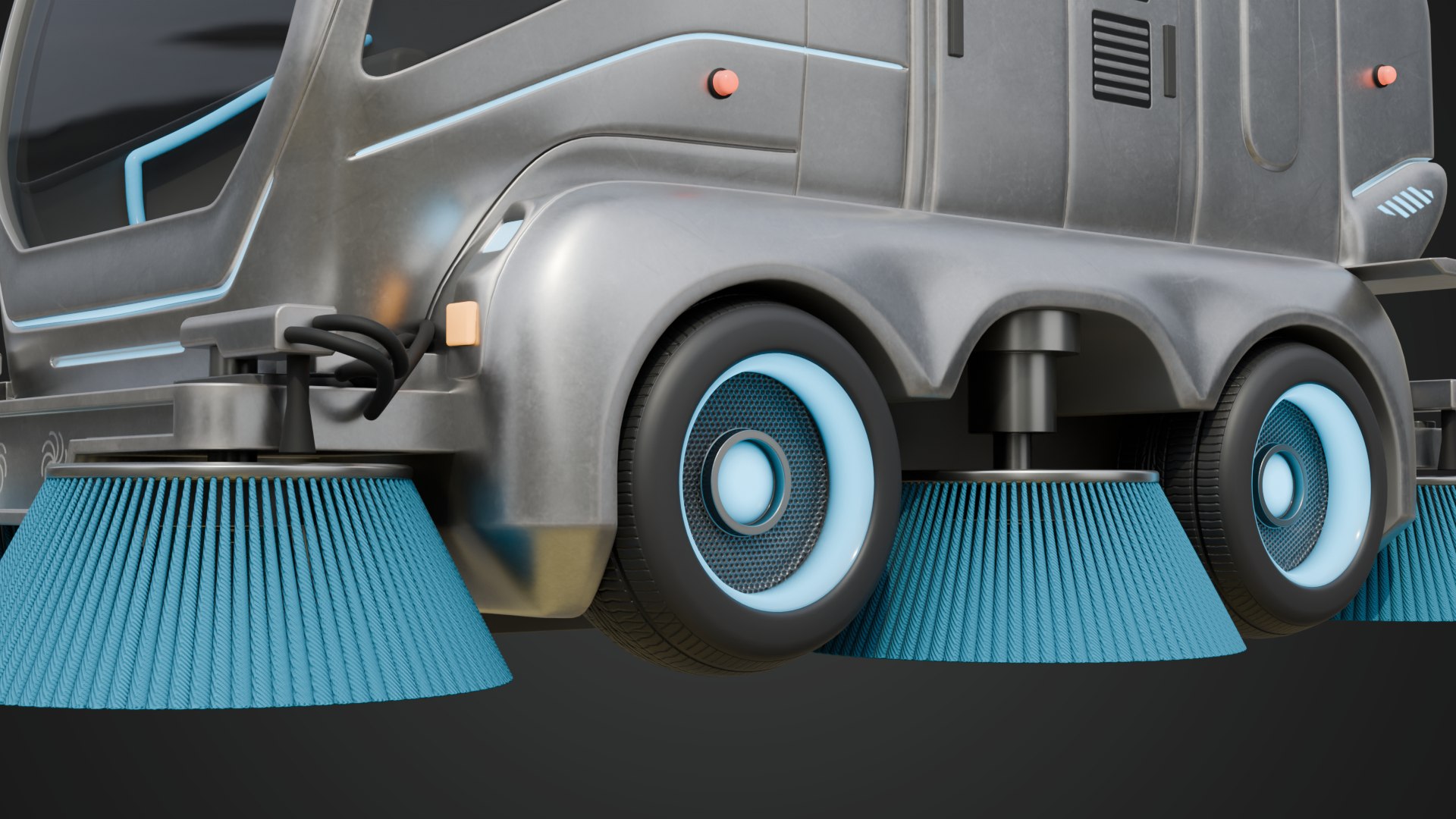 Futuristic Street Sweeper 3D Model - TurboSquid 2290078