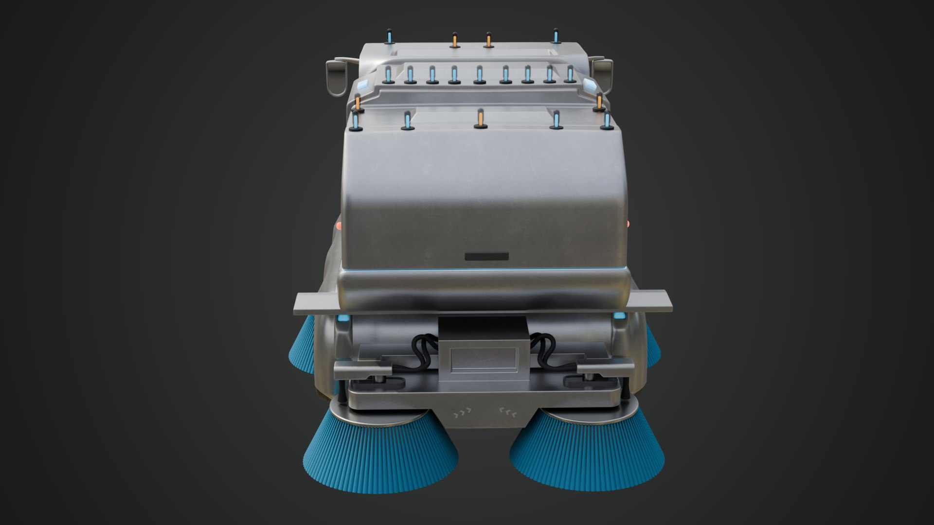 Futuristic Street Sweeper 3D Model - TurboSquid 2290078