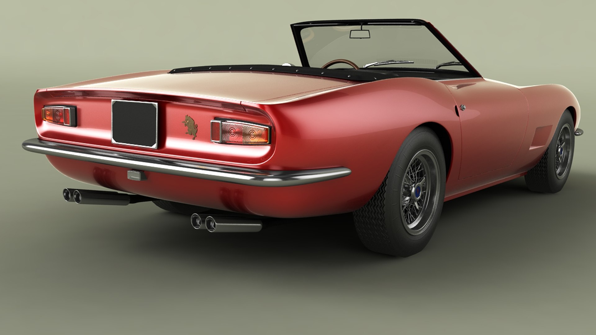 Intermeccanica Italia 3D Model - TurboSquid 2148086