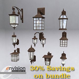 max exterior rustic coach light