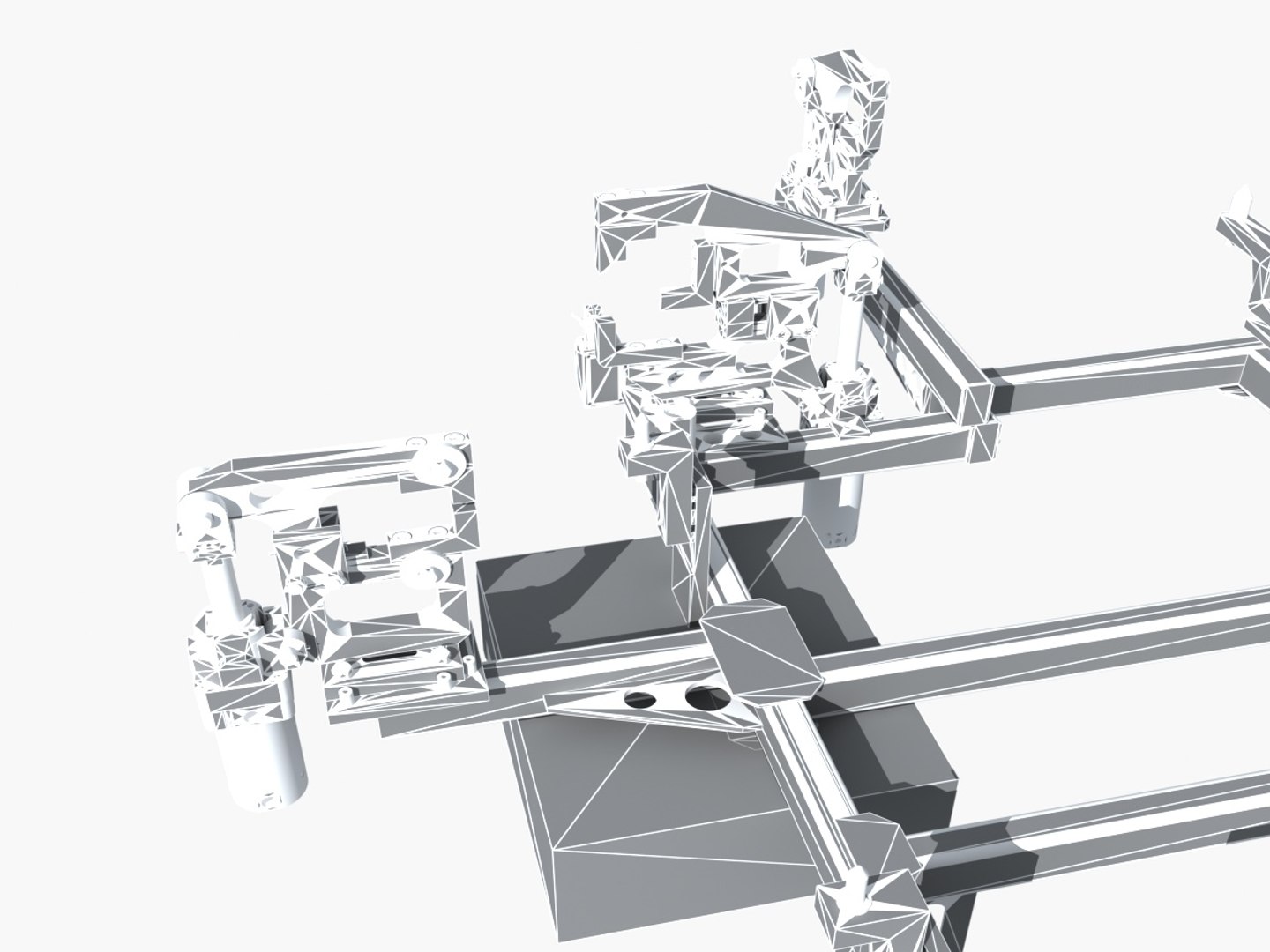 3D Industrial Equipment 44 - Car Front Floor Fixture model - TurboSquid ...