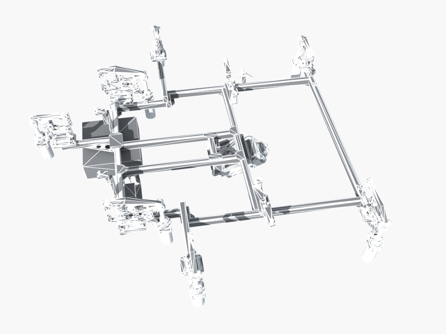 3D Industrial Equipment 44 - Car Front Floor Fixture model - TurboSquid ...