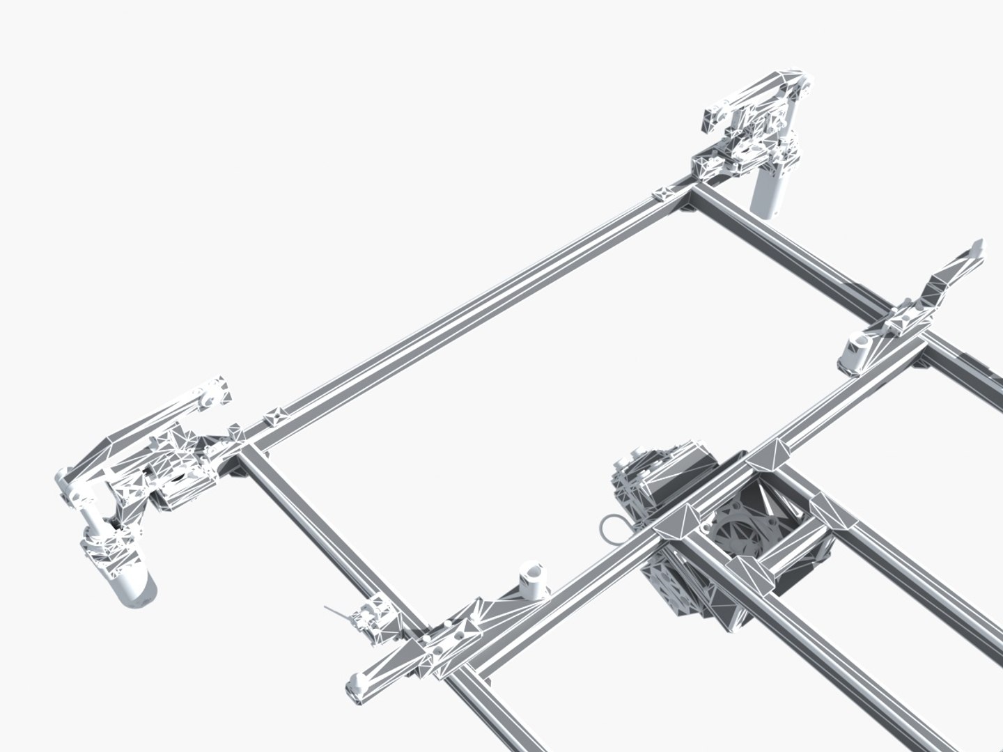 3D Industrial Equipment 44 - Car Front Floor Fixture model - TurboSquid ...