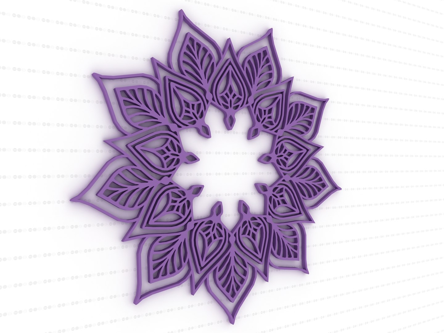 Mandala Cnc 3D - TurboSquid 1455067