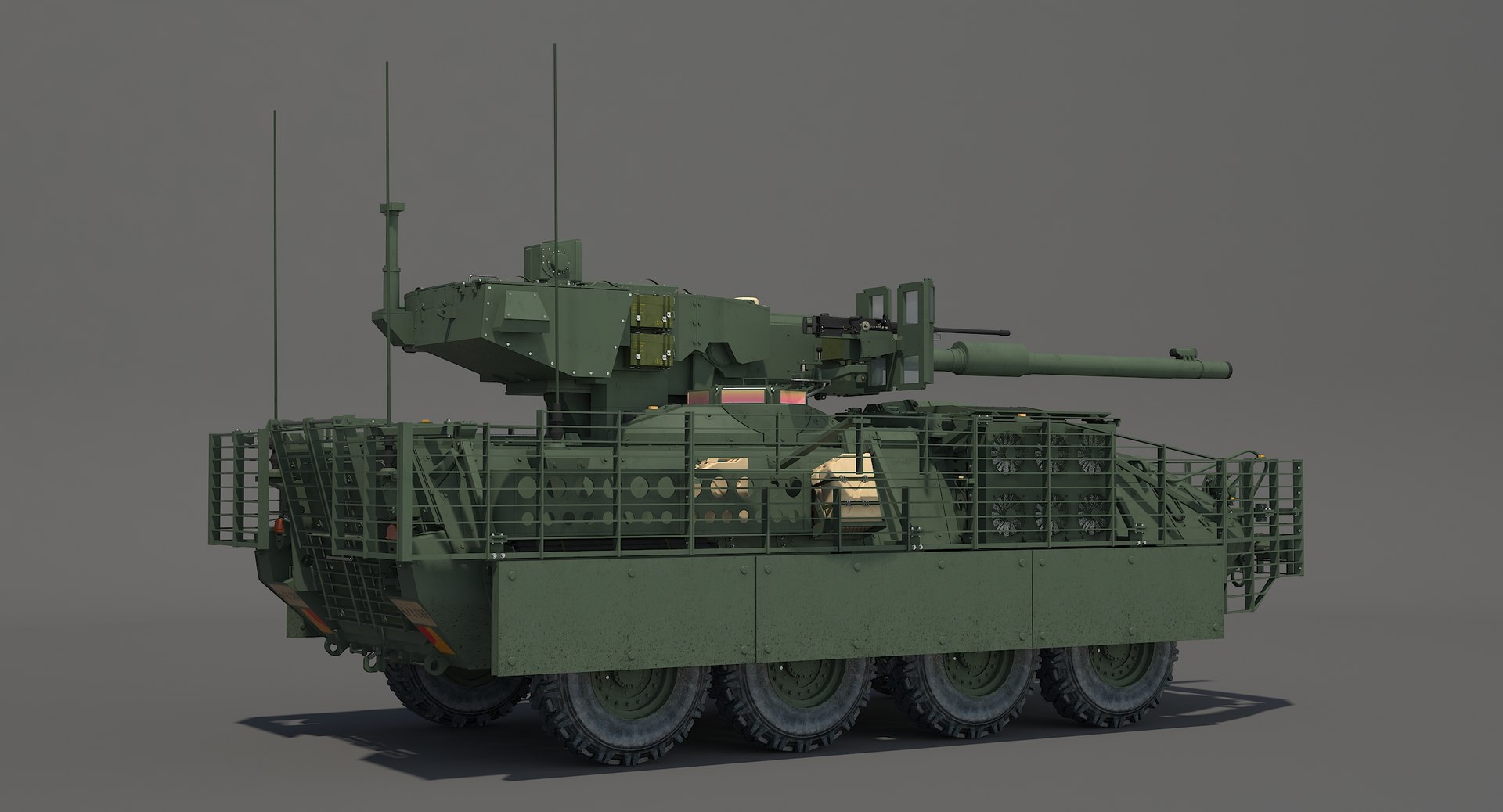 M1128 MGS Tank Destroyer 3D - TurboSquid 2157284