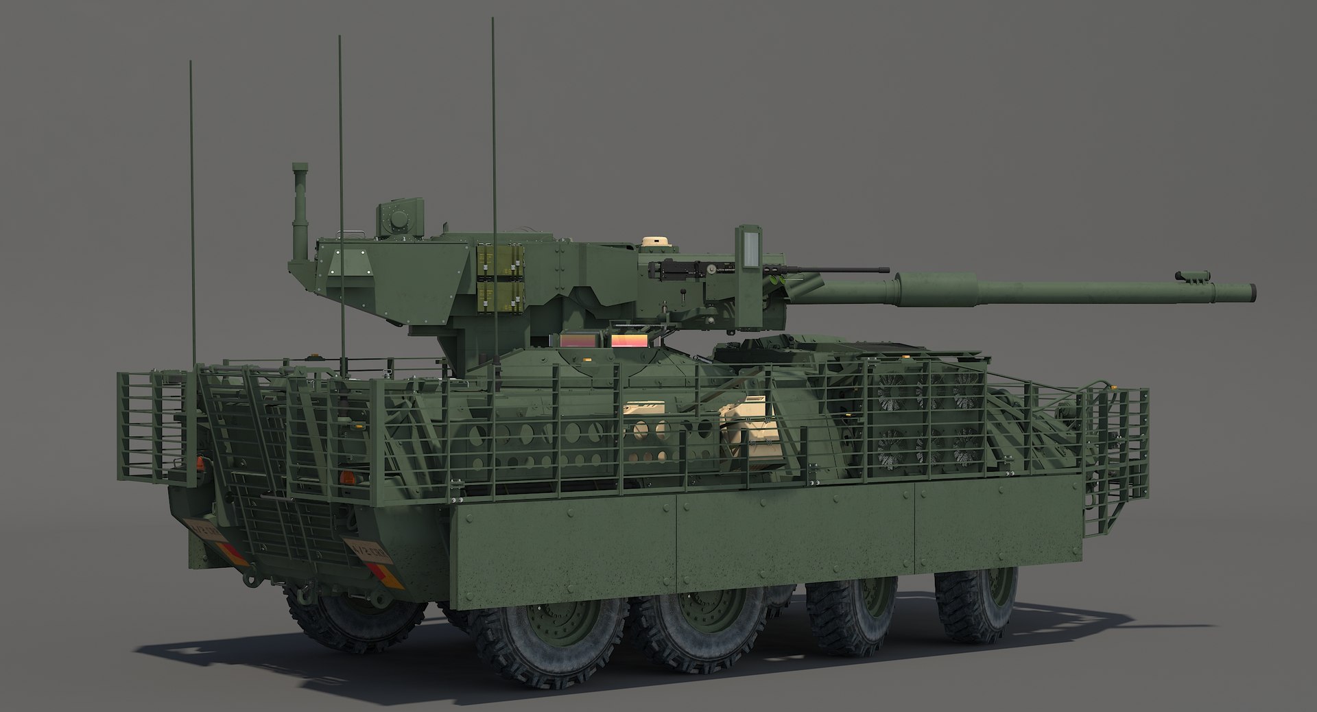M1128 MGS Tank Destroyer 3D - TurboSquid 2157284