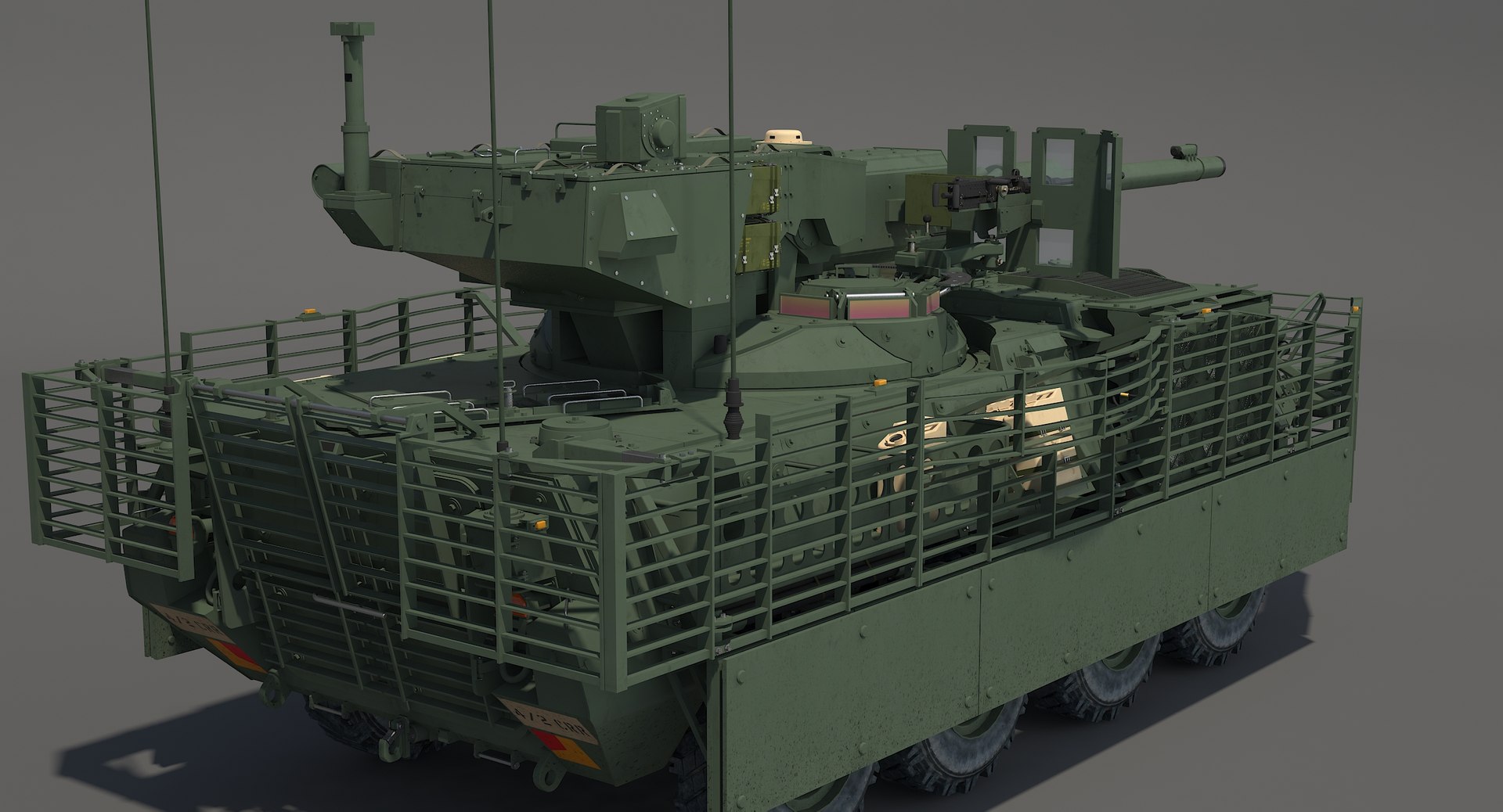 M1128 MGS Tank Destroyer 3D - TurboSquid 2157284