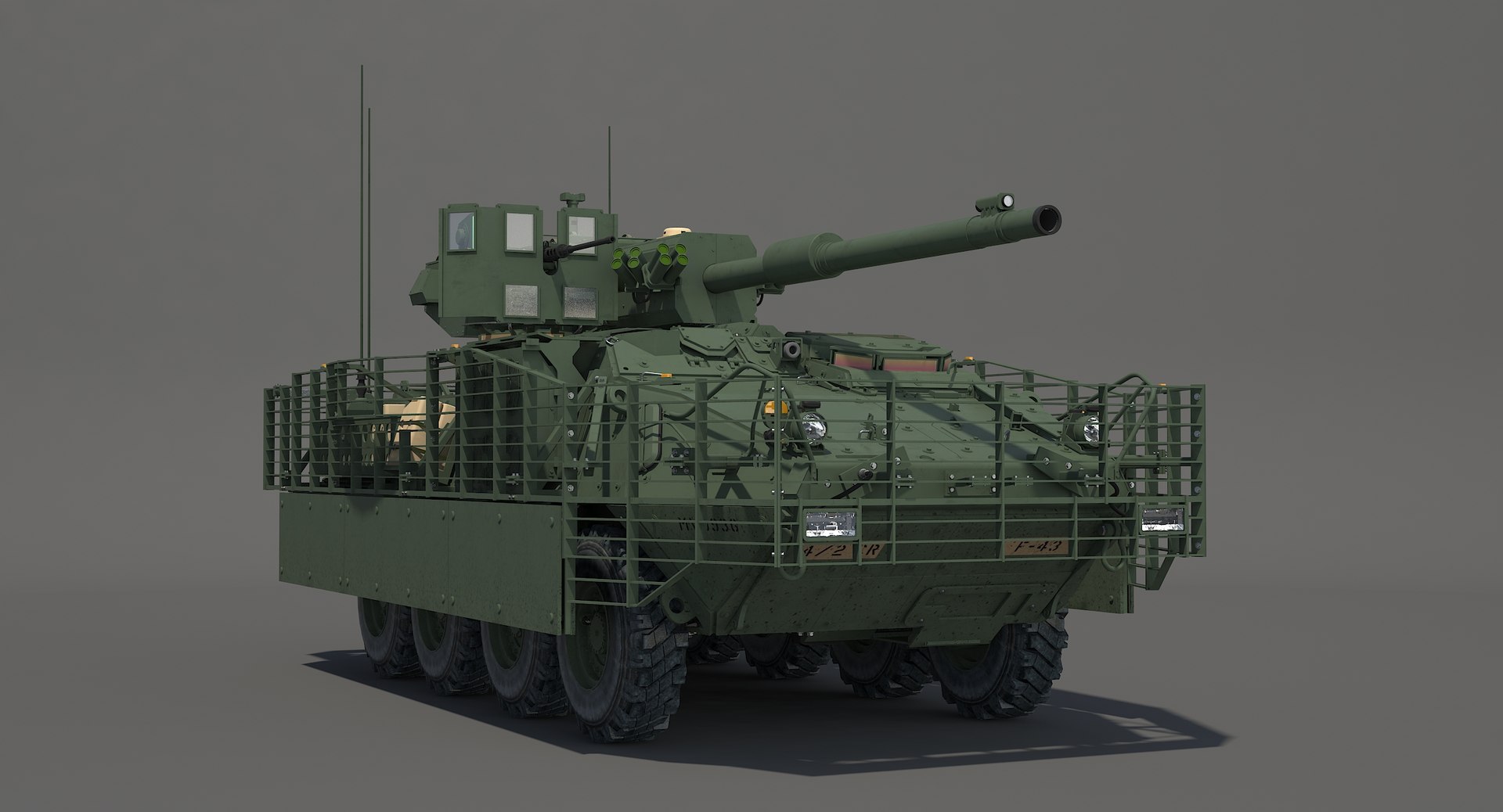M1128 MGS Tank Destroyer 3D - TurboSquid 2157284