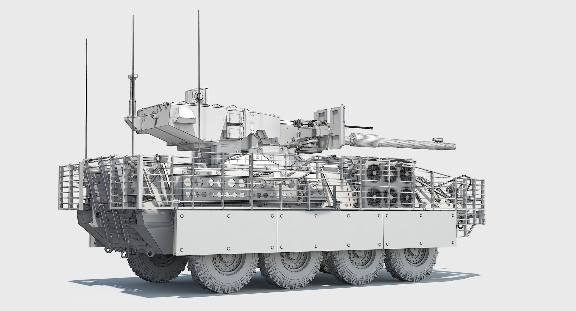 M1128 MGS Tank Destroyer 3D - TurboSquid 2157284