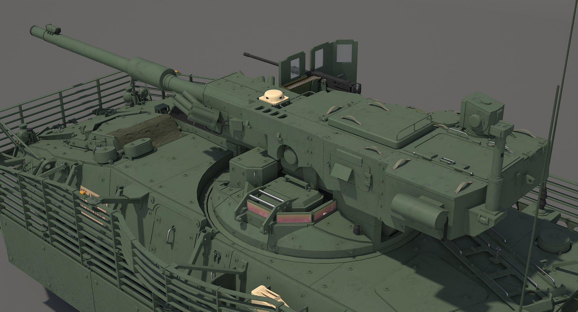 M1128 MGS Tank Destroyer 3D - TurboSquid 2157284