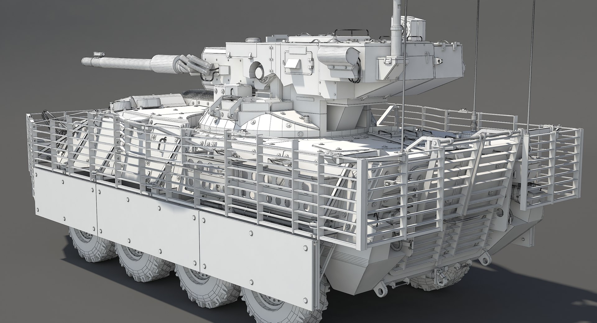 M1128 MGS Tank Destroyer 3D - TurboSquid 2157284