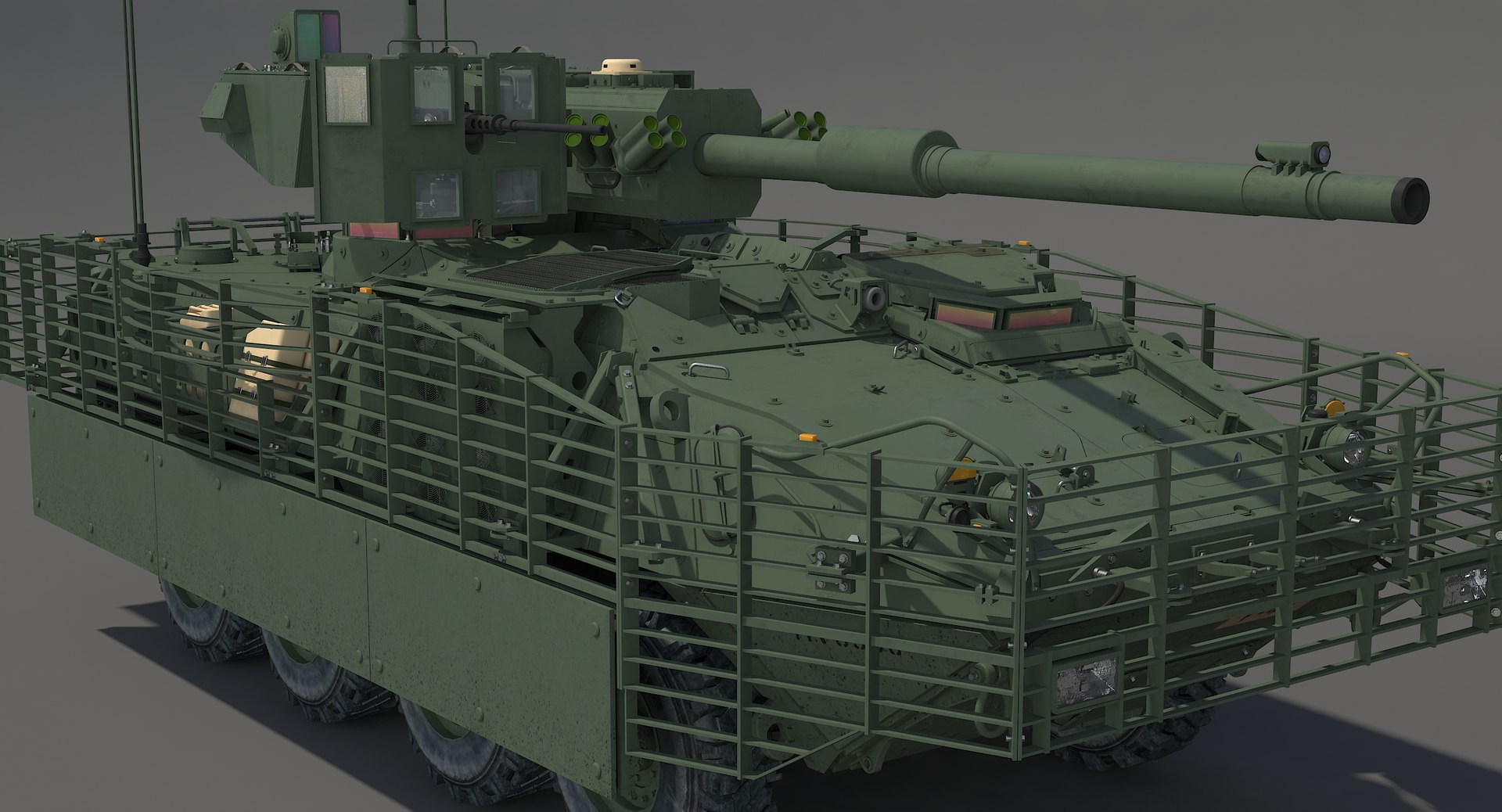 M1128 MGS Tank Destroyer 3D - TurboSquid 2157284