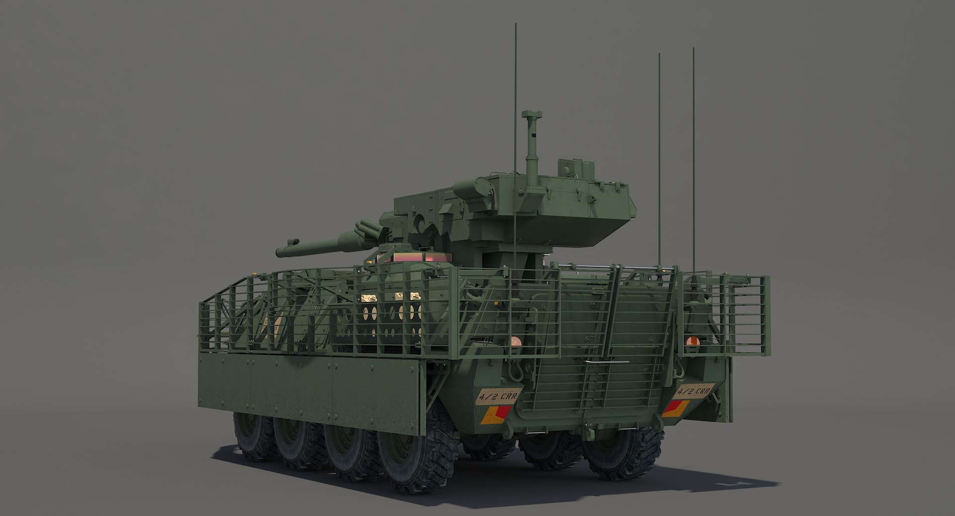 M1128 MGS Tank Destroyer 3D - TurboSquid 2157284
