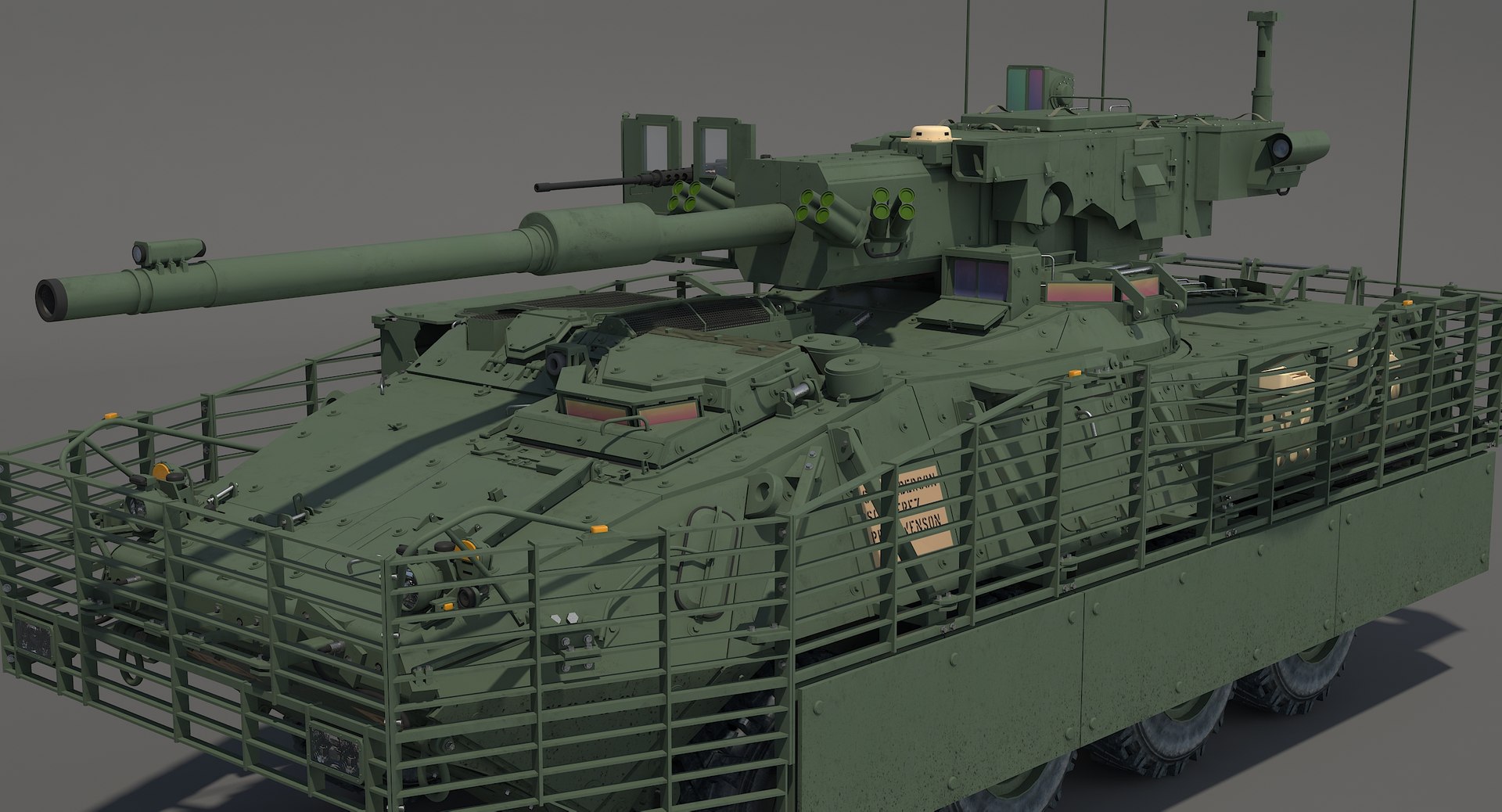 M1128 MGS Tank Destroyer 3D - TurboSquid 2157284