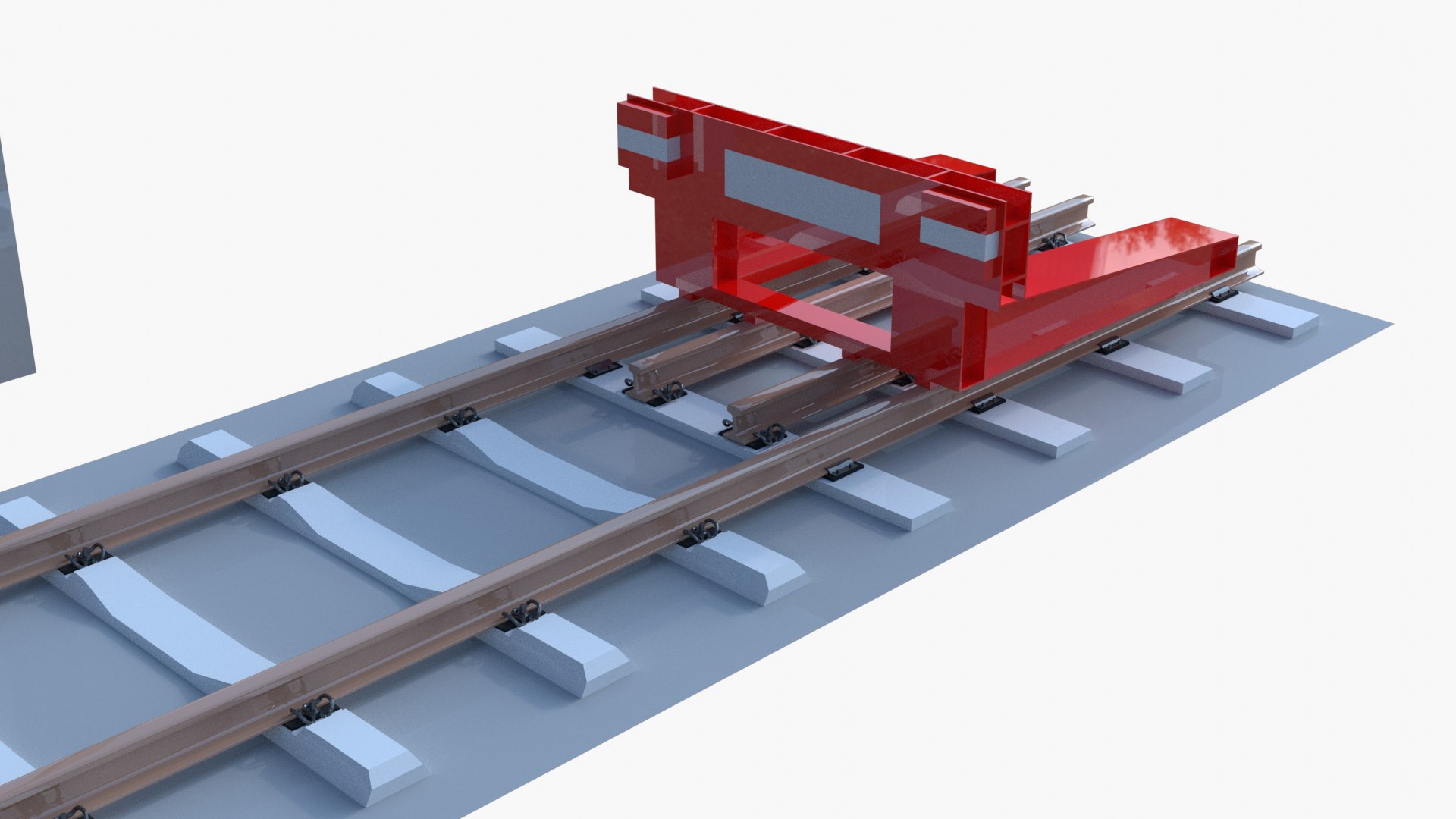 Railway Track Buffer 3D Model - TurboSquid 1608199
