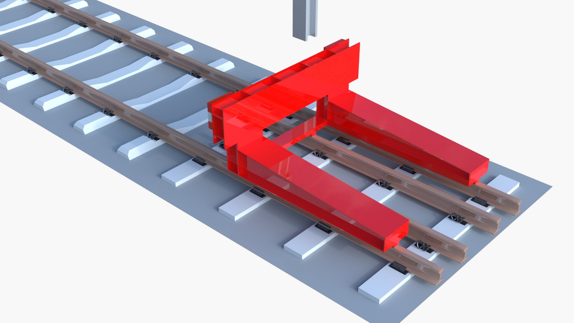 Railway Track Buffer 3D Model - TurboSquid 1608199