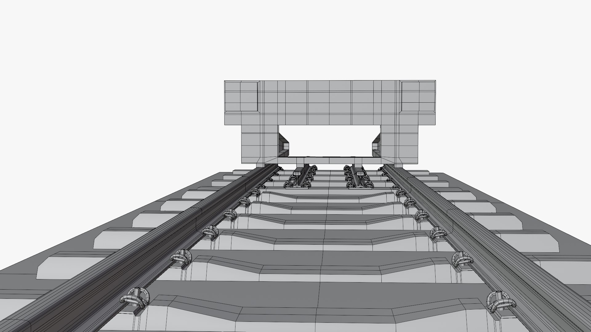 Railway Track Buffer 3D Model - TurboSquid 1608199