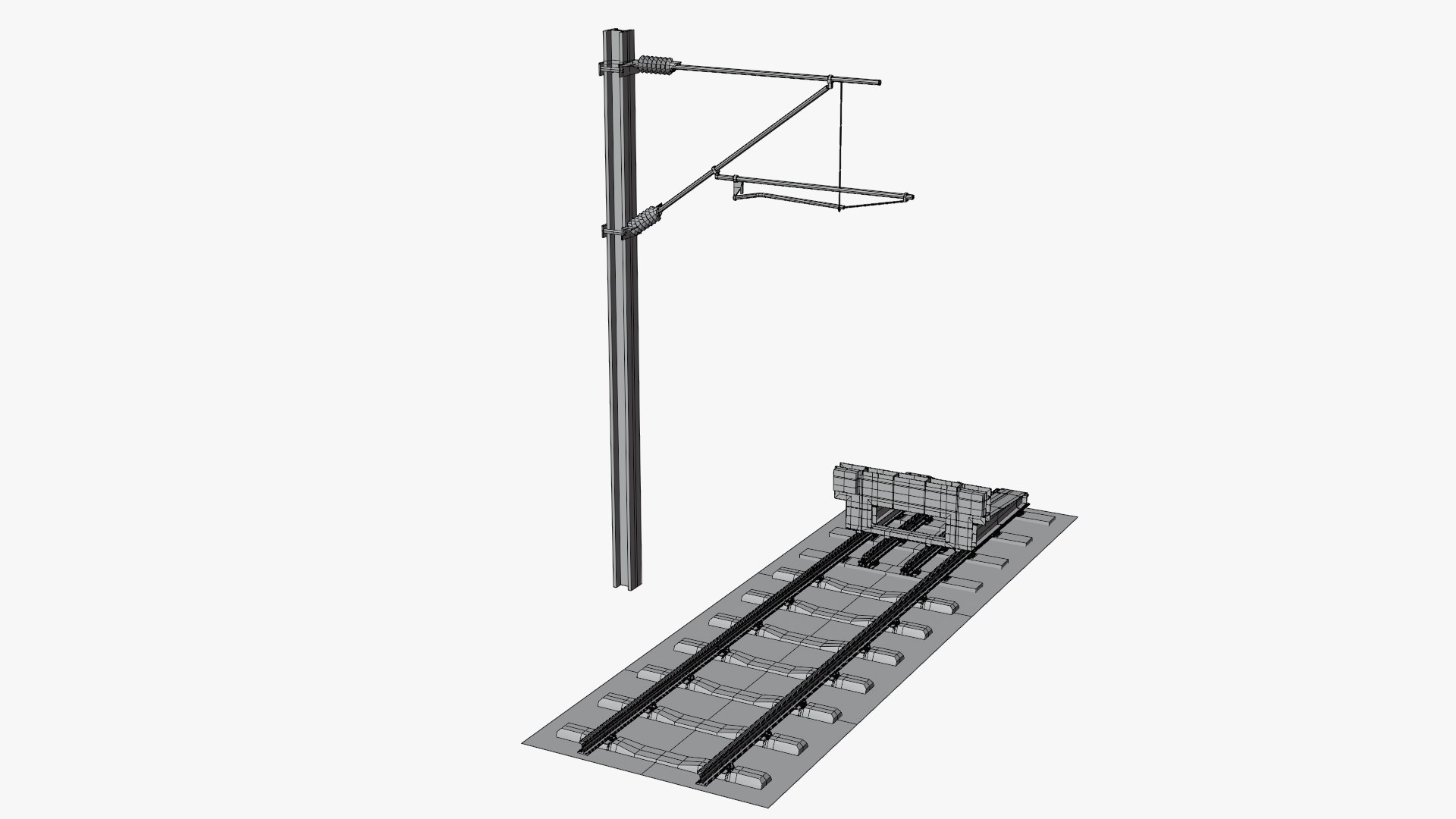 Railway Track Buffer 3D Model - TurboSquid 1608199