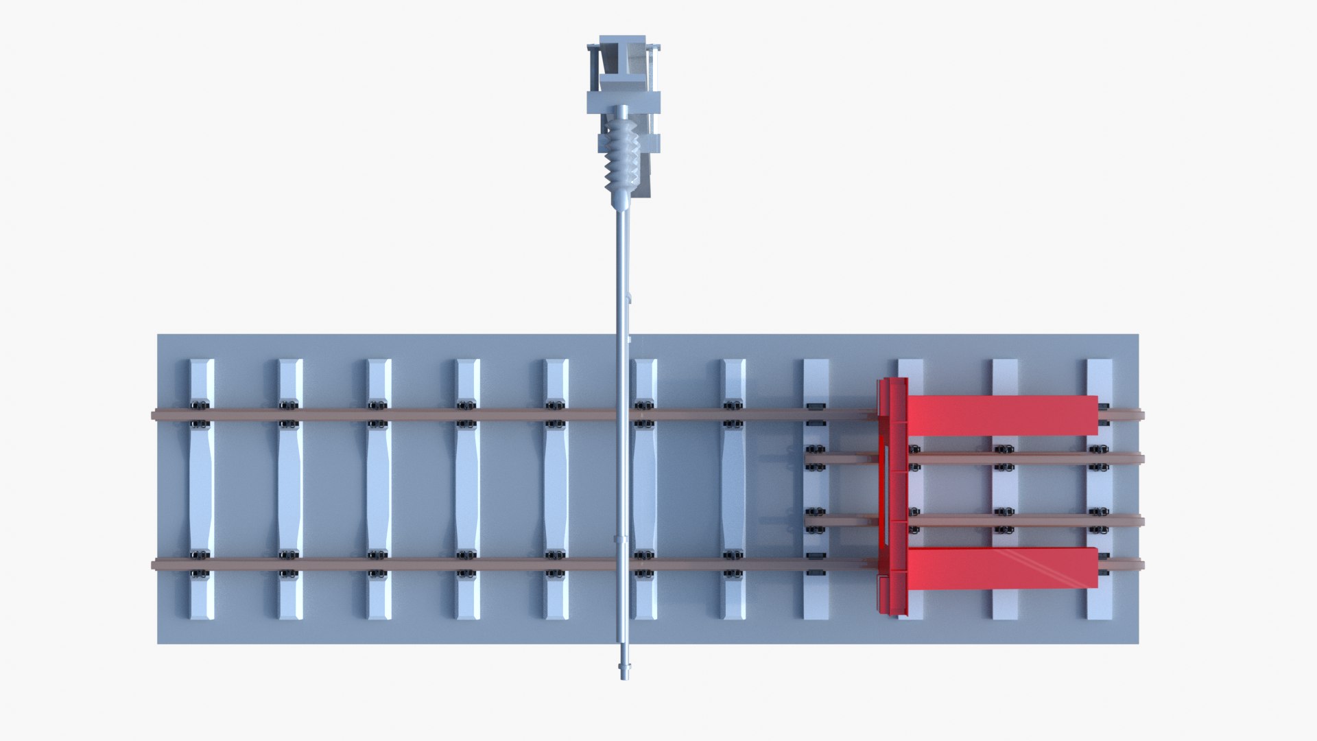 Railway Track Buffer 3D Model - TurboSquid 1608199