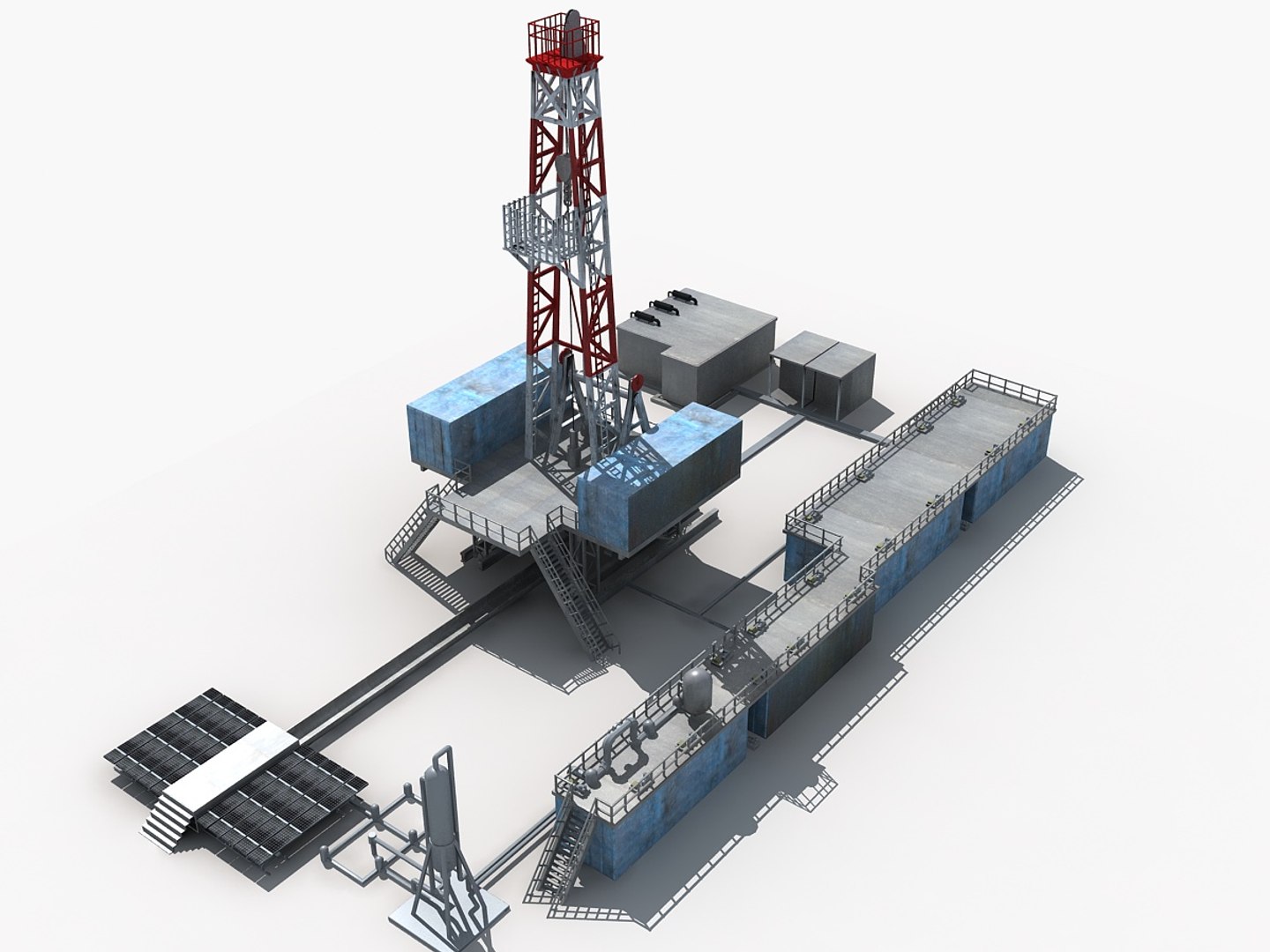 3d Model Land Rig