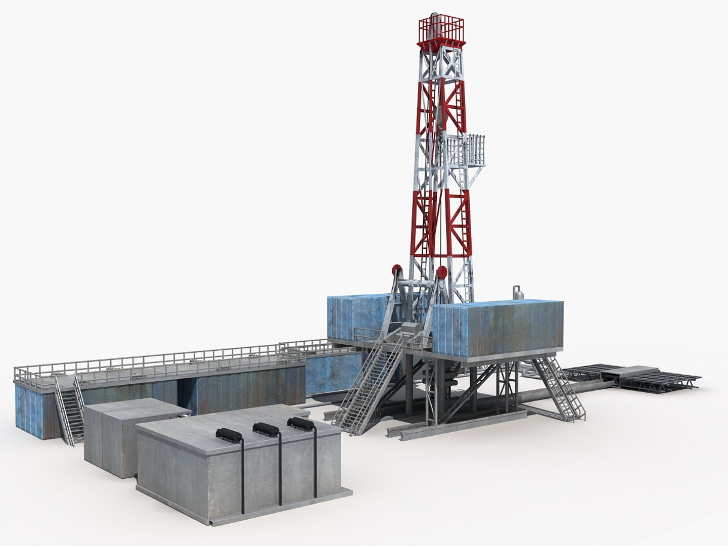 3d Model Land Rig