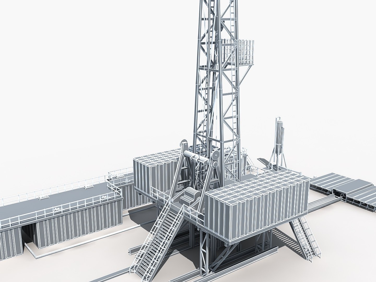 3d Model Land Rig