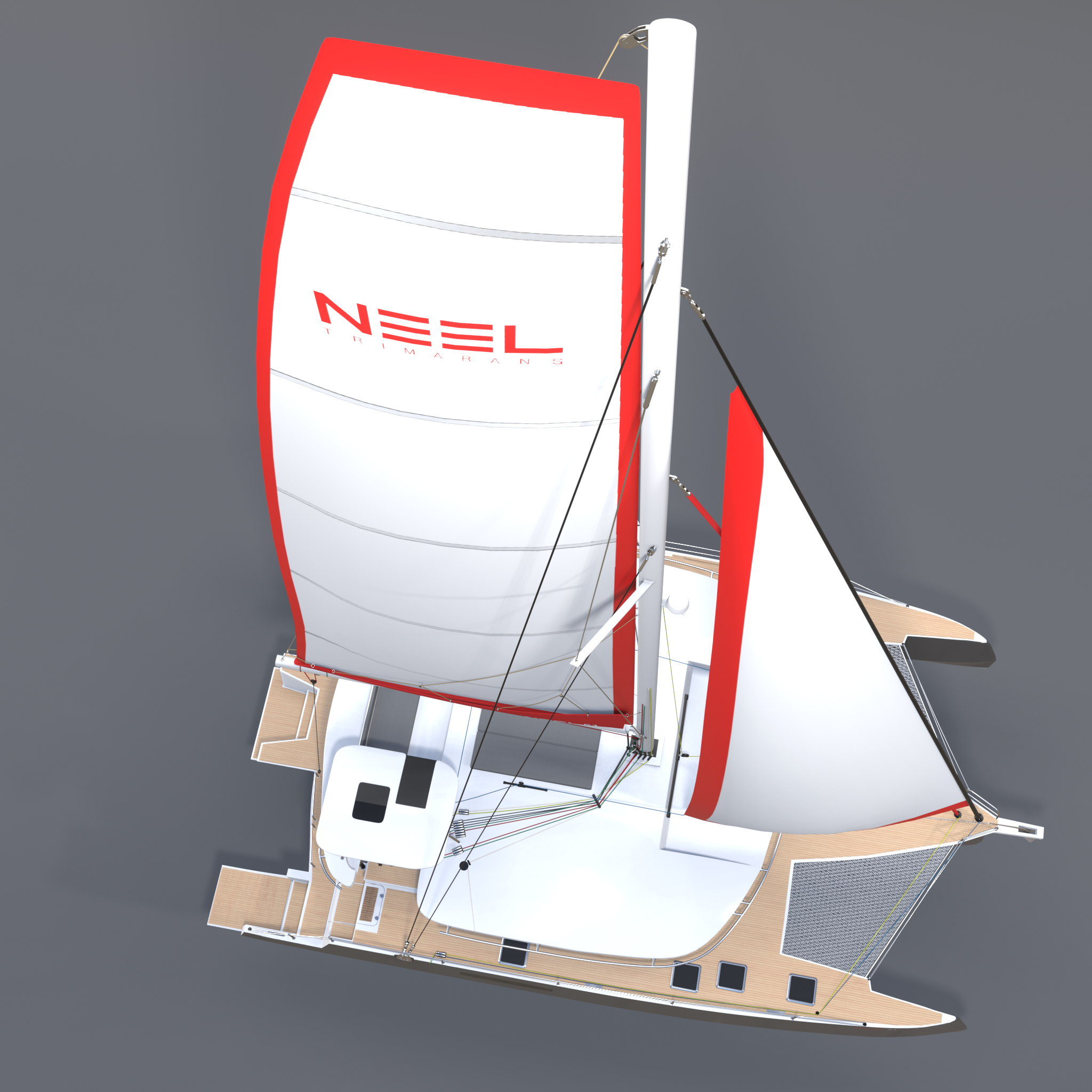 modèle 3D de Trimaran 3D Neel 51 Voilier 3D - TurboSquid 1787645