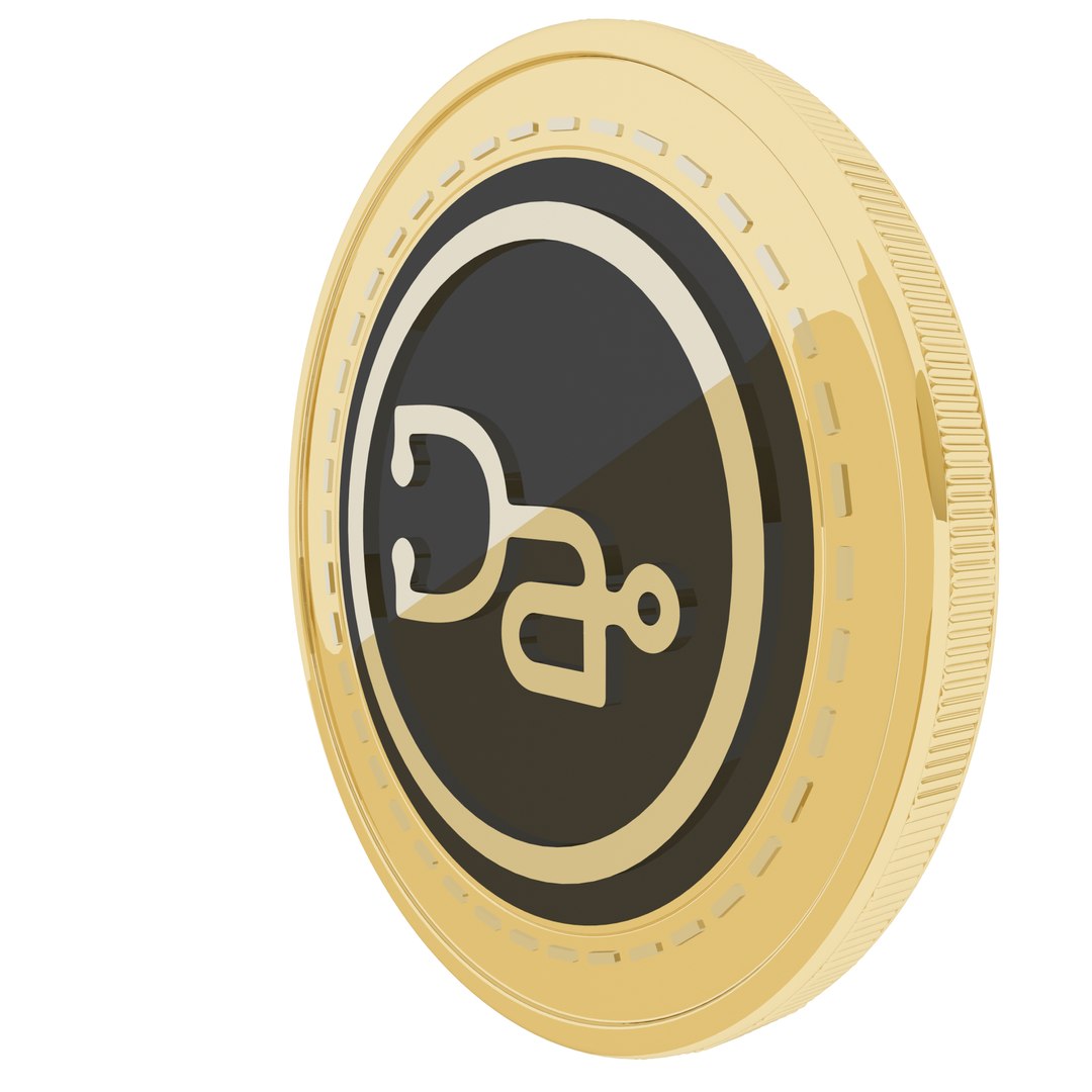 3D Doc Com Token Cryptocurrency Gold Coin - TurboSquid 1849144