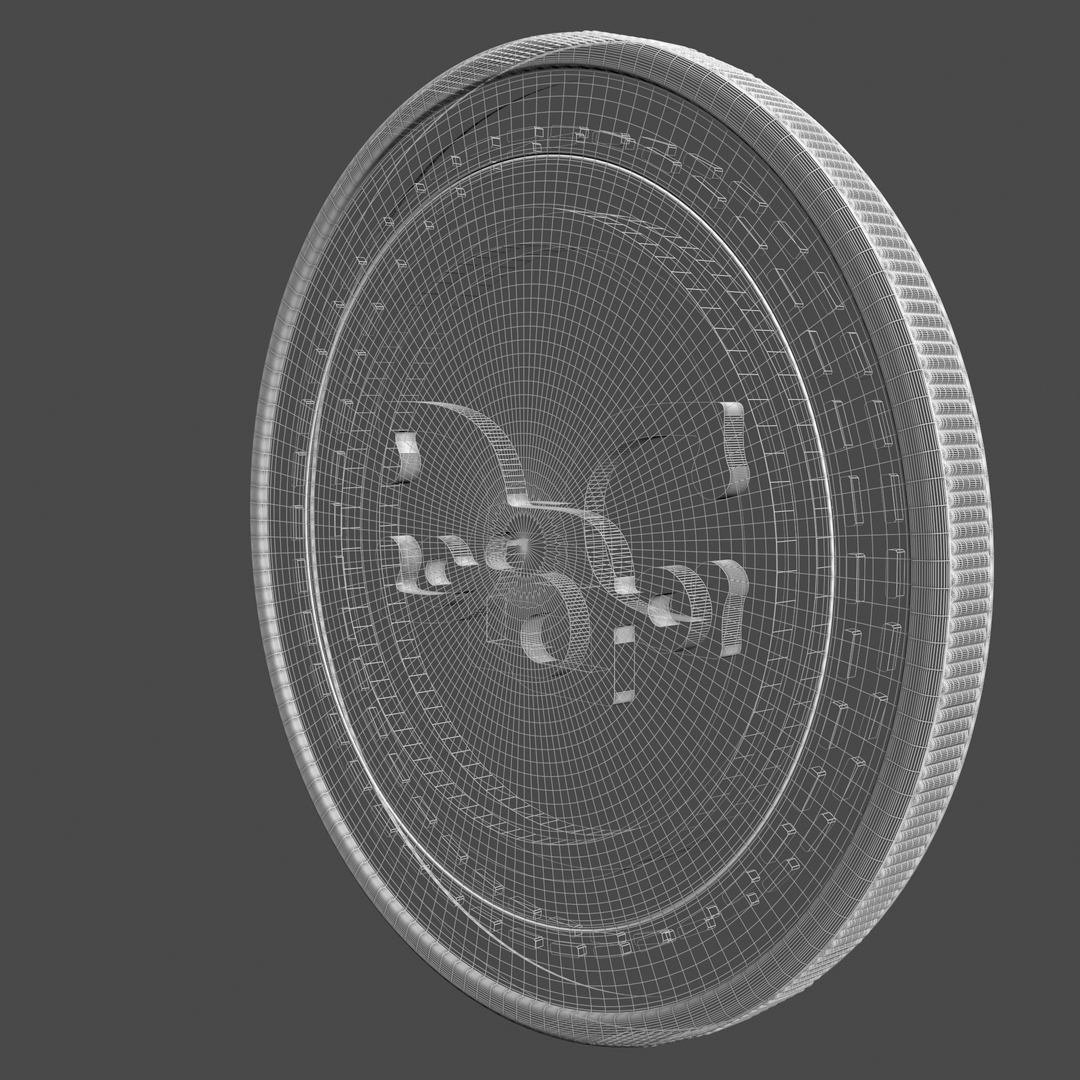 3D Doc Com Token Cryptocurrency Gold Coin - TurboSquid 1849144