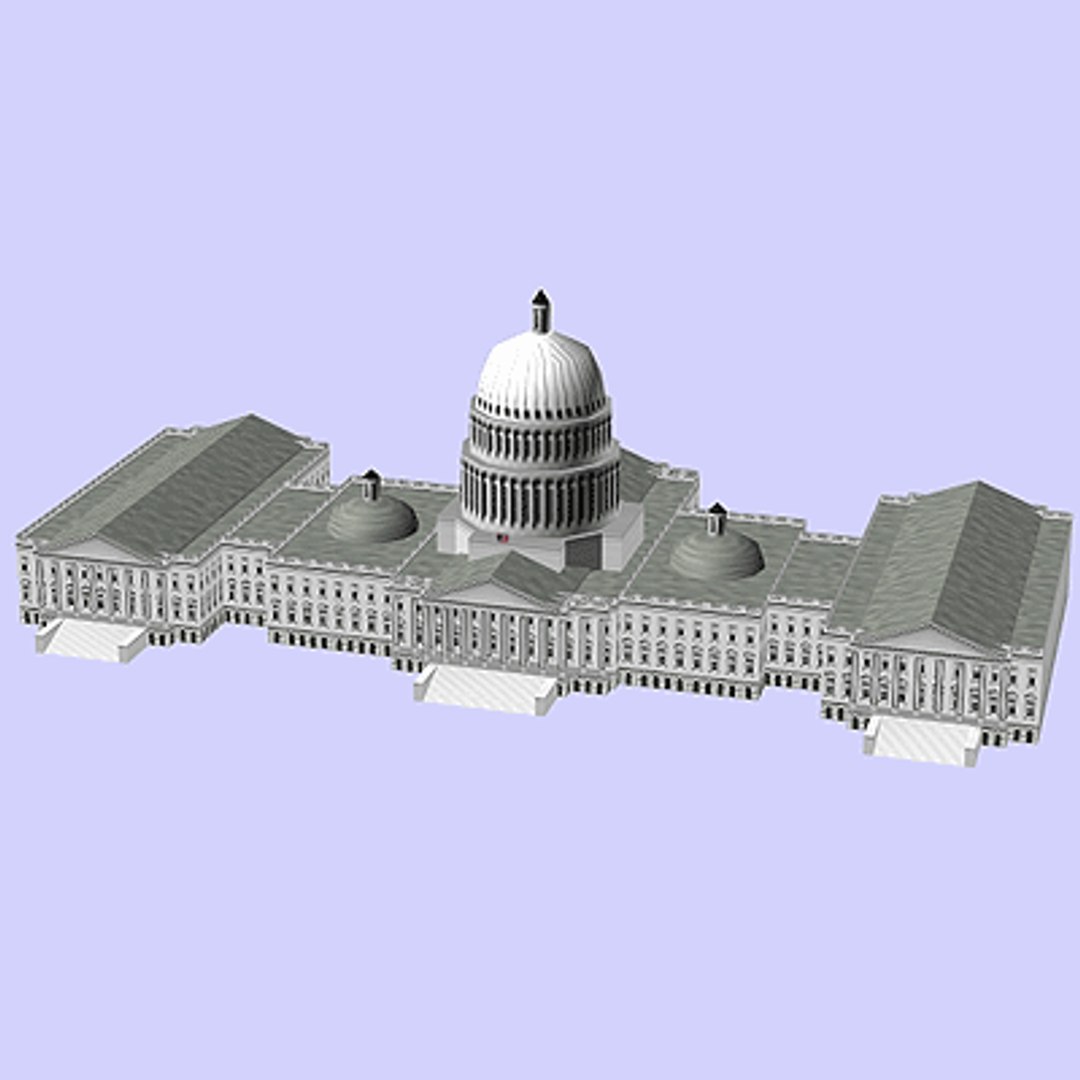 3d Model Of Building Capitol